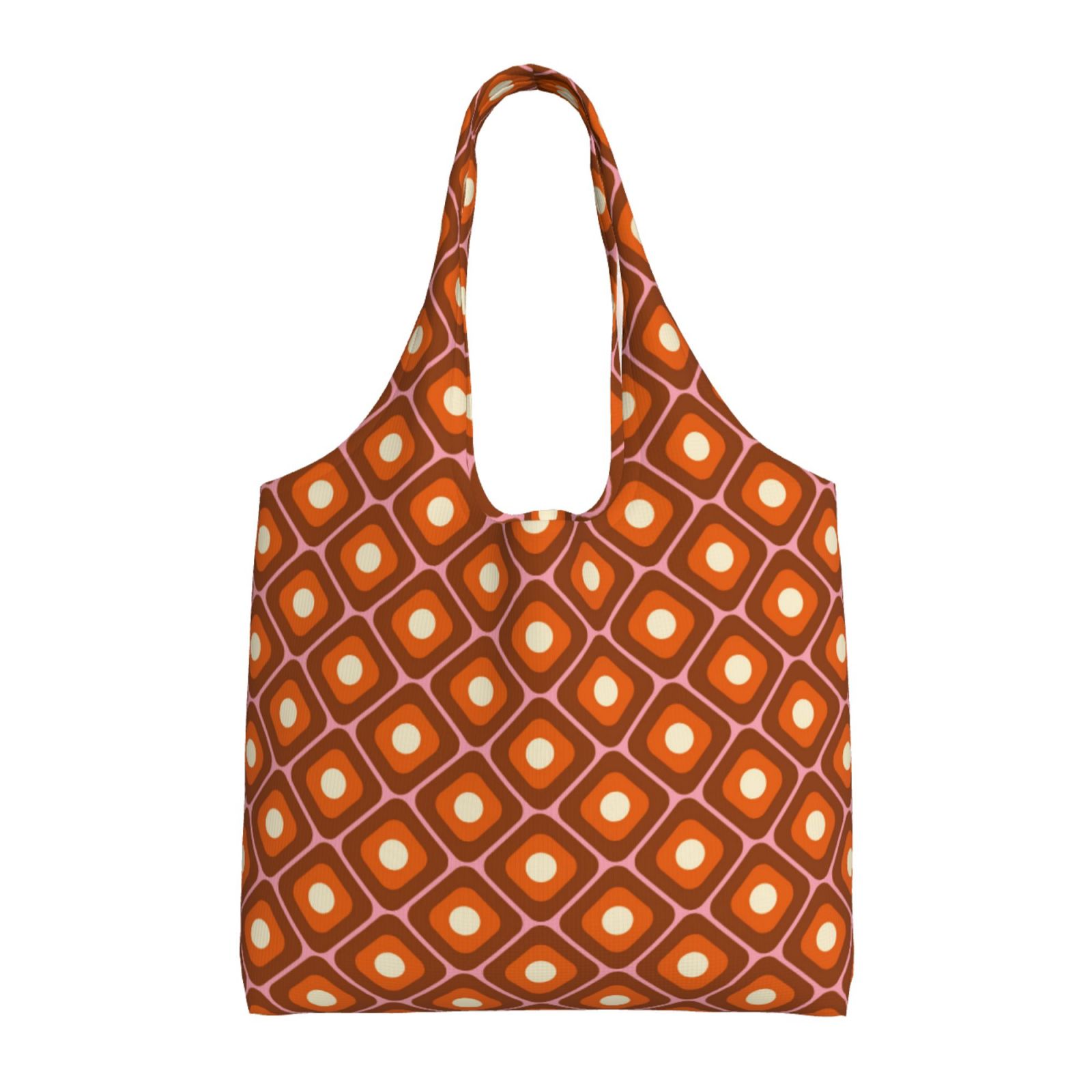 Vsdgher 60s and 70s Aesthetic Print canvas Tote Bag, Lightweight Cloth ...