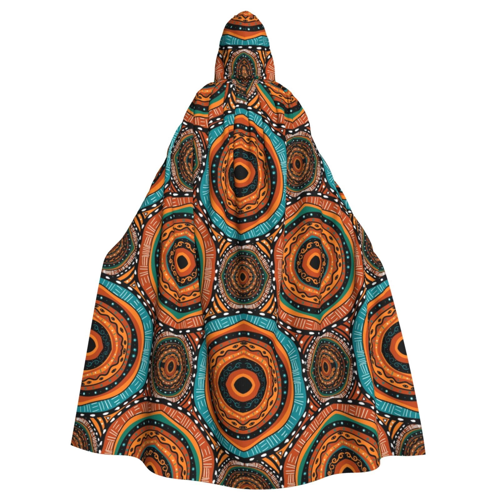 Vsdgher African Tribal Style CloakUnisex Full Length Hooded Robe Cloak ...
