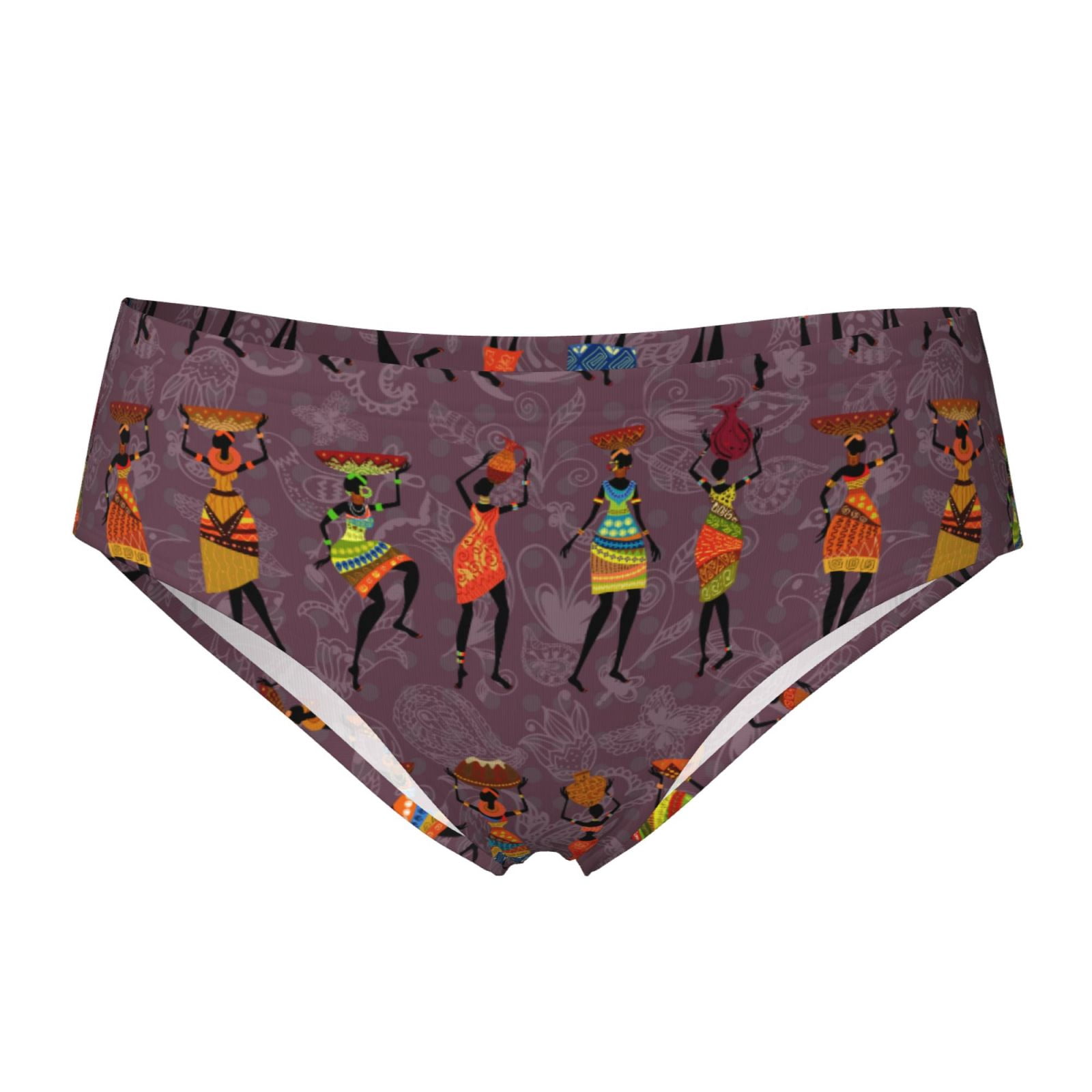 Vsdgher African Women Pattern Women's Underwear Low Waisted Full ...