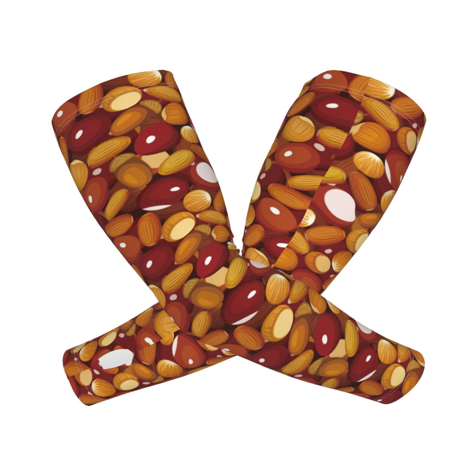 Vsdgher Almond Nuts Pattern Cooling Arm Sleeves for Men & Women ...