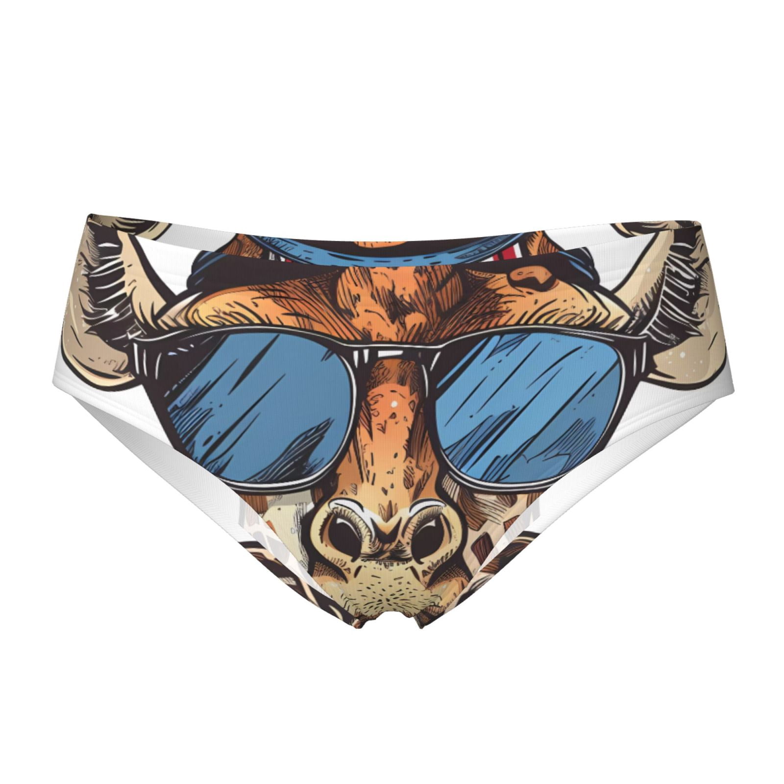 Vsdgher American Giraffe Style Pattern Women's Underwear Low Waisted ...