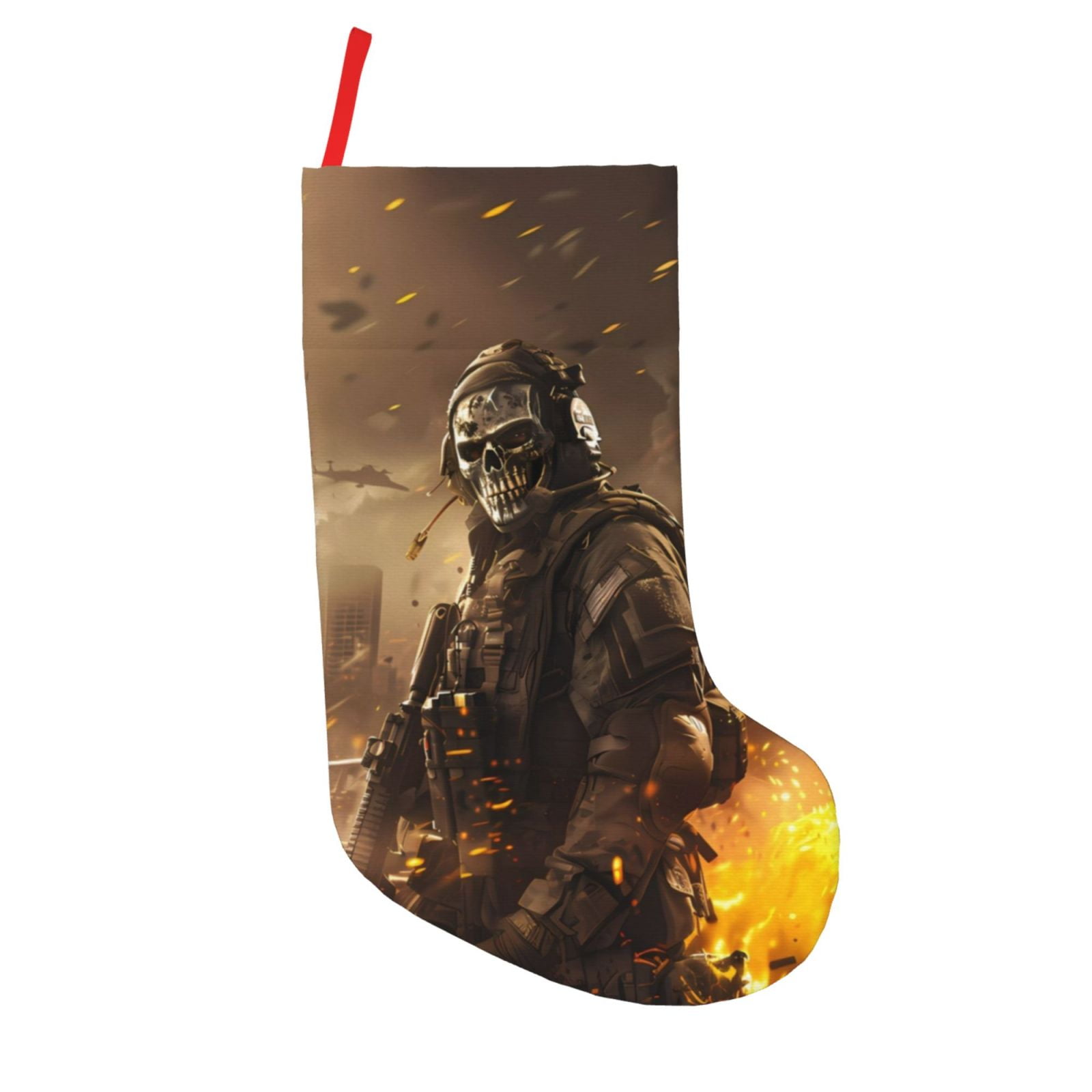 Vsdgher Apocalyptic Skull Soldier Christmas Stockings 18 inch Large ...