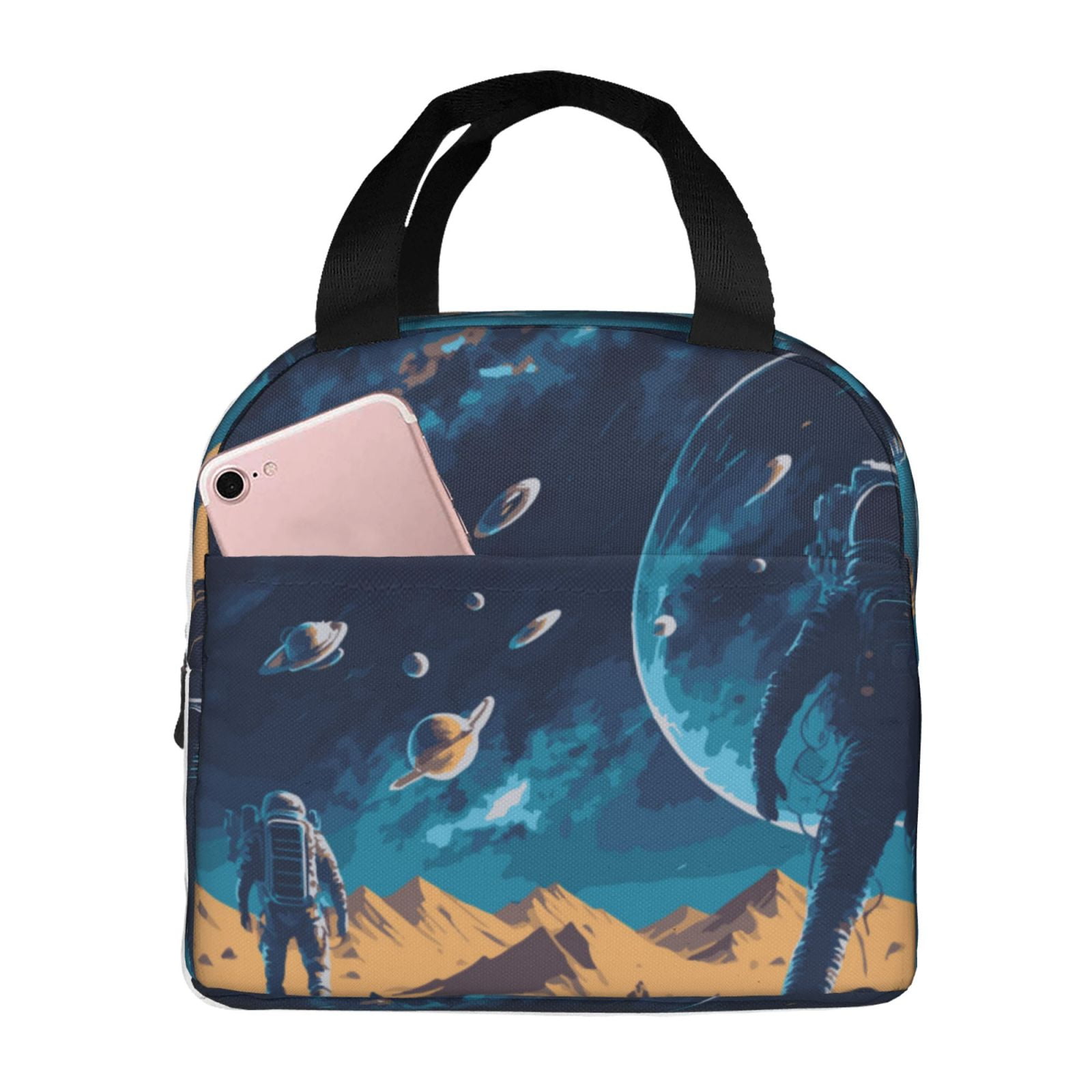 Vsdgher Astronaut In A Space Suit On The Planet Lunch Bag, Lunch Box ...