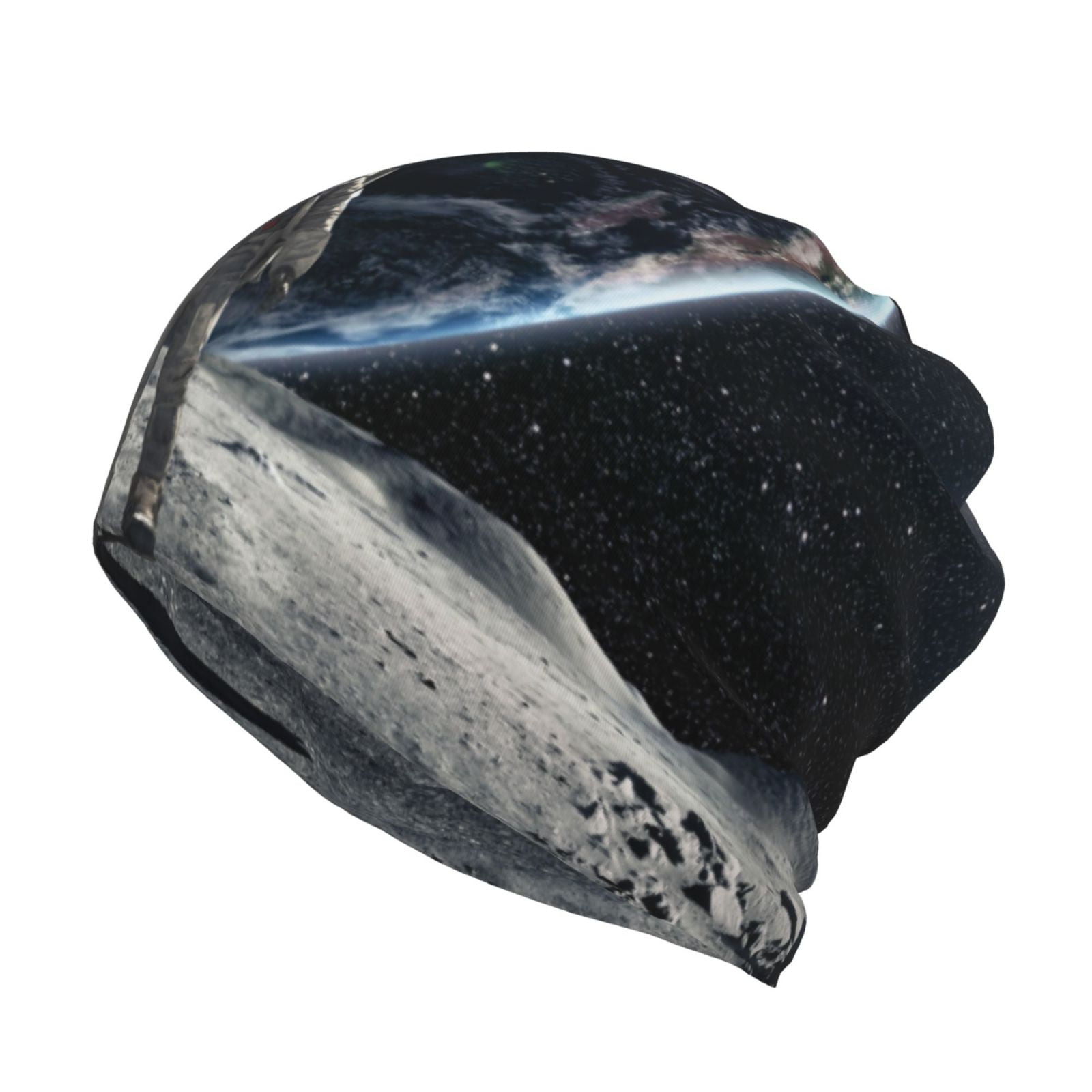 Vsdgher Astronaut Standing In The Moon Slouchy Beanie Hat for Men/Women ...