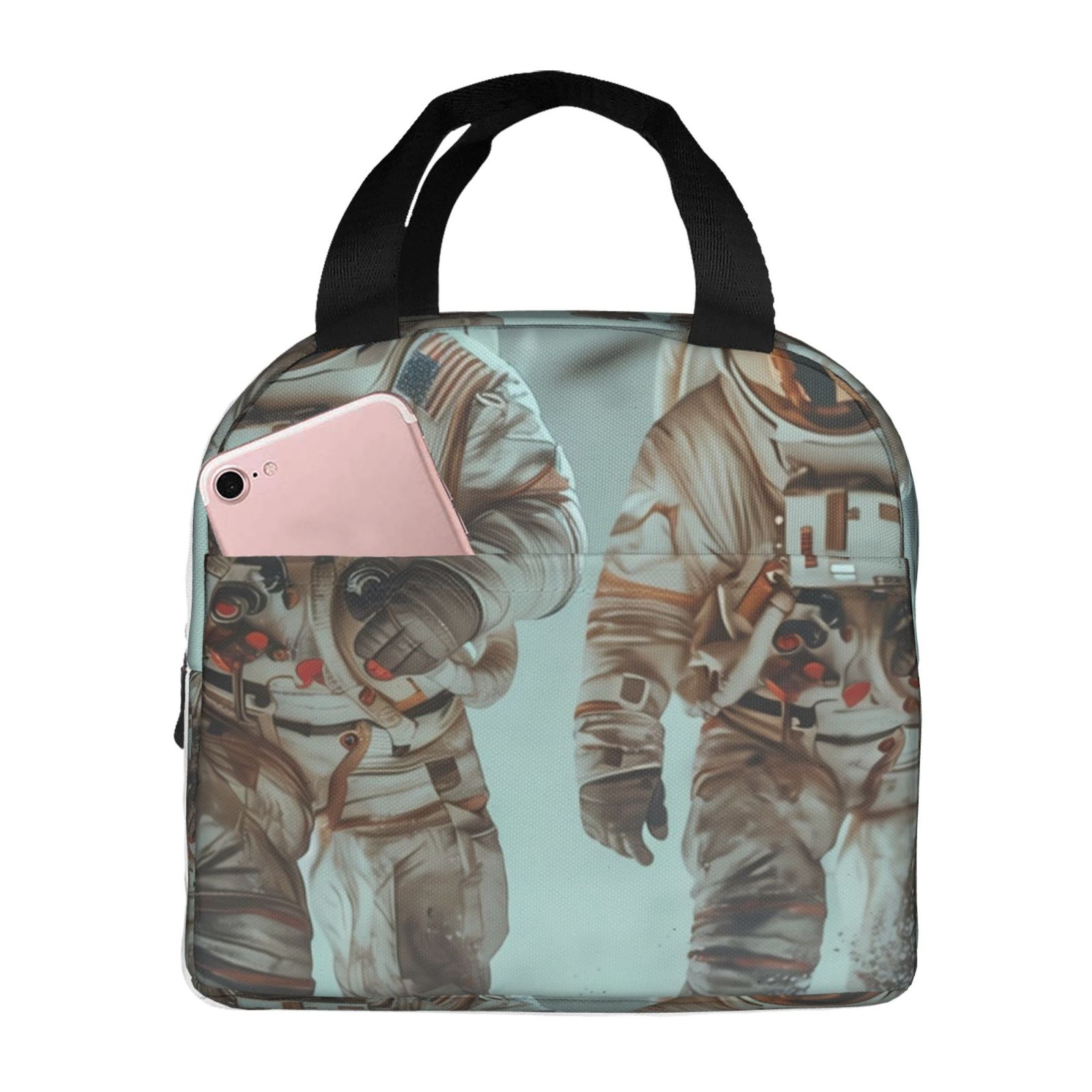 Vsdgher Astronauts On Lunar Mission Lunch Bag, Lunch Box for Women ...