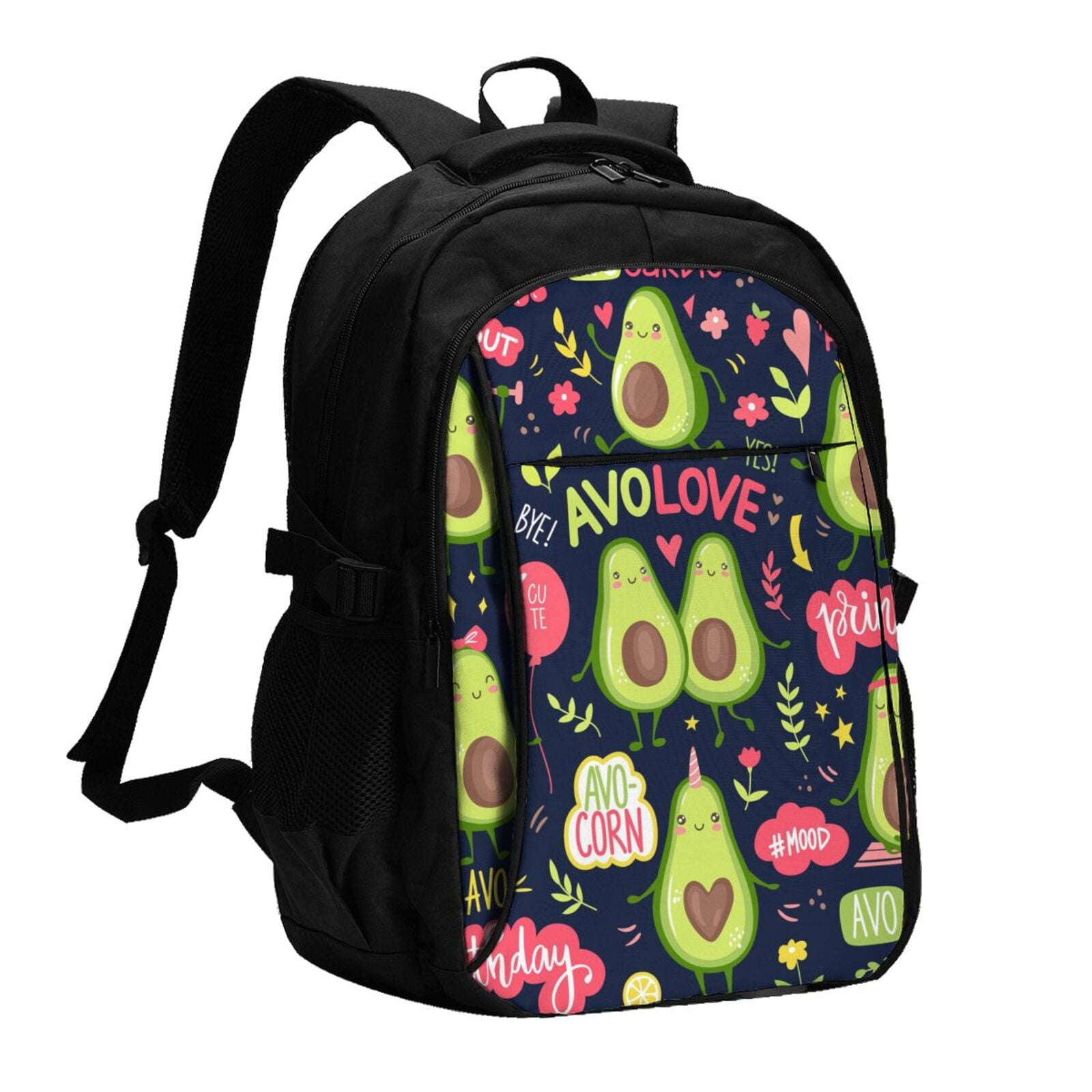 Vsdgher Avocado Love Print Travel Laptop Backpack, Laptops Backpack ...