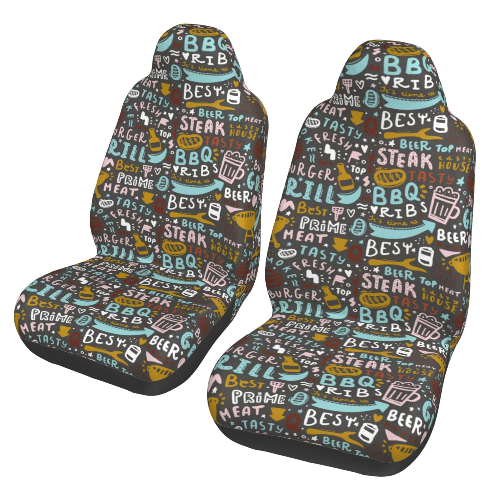 Vsdgher Barbeque Automotive Seat Covers for Cars Trucks and SUVs – Car ...