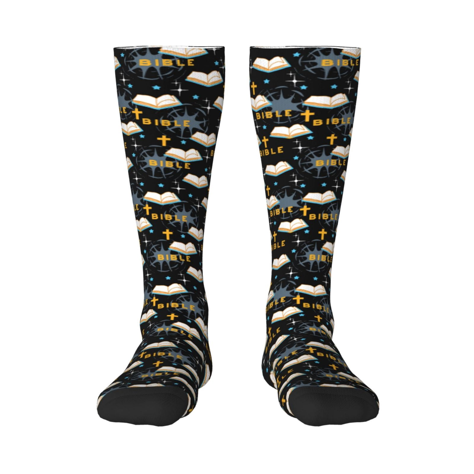 Vsdgher Bible Knee Socks, High Socks Long Stretchy Sock Women Knee High ...