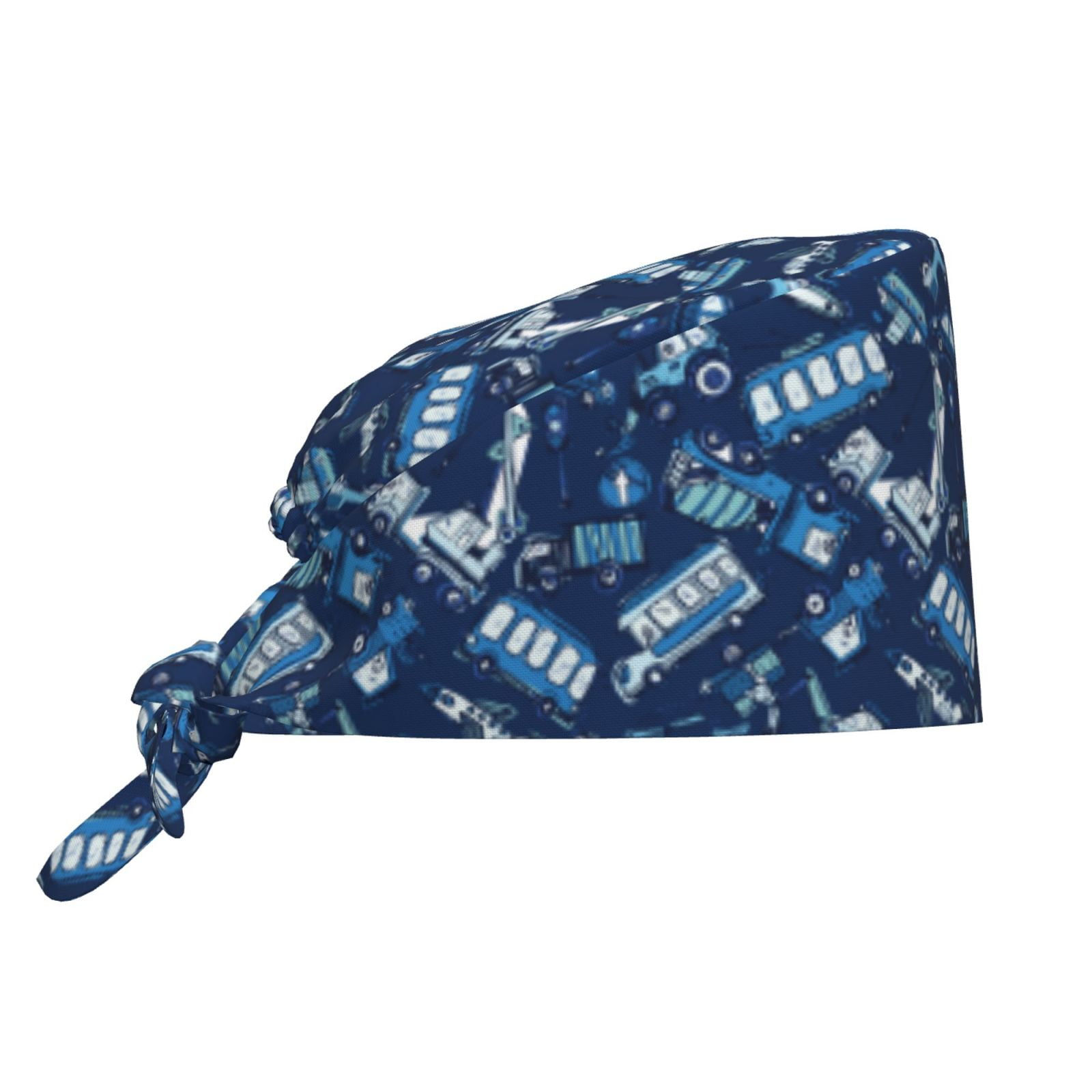 Vsdgher Blue Bus Men Women Adjustable Cap Working Hat Tie Back Cap ...