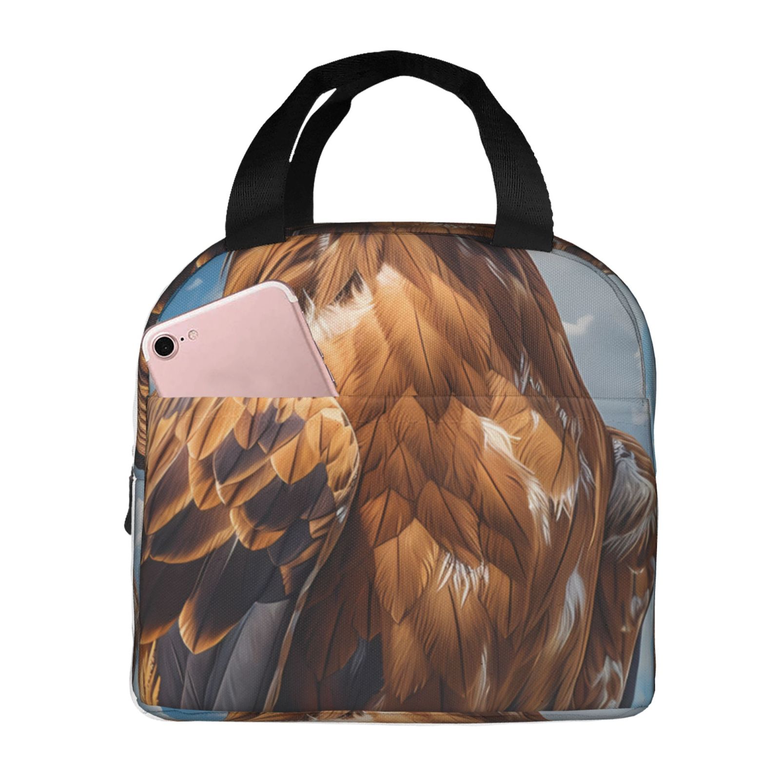 Vsdgher Blue Sky White Cloud Eagle Lunch Bag, Lunch Box for Women Adult ...