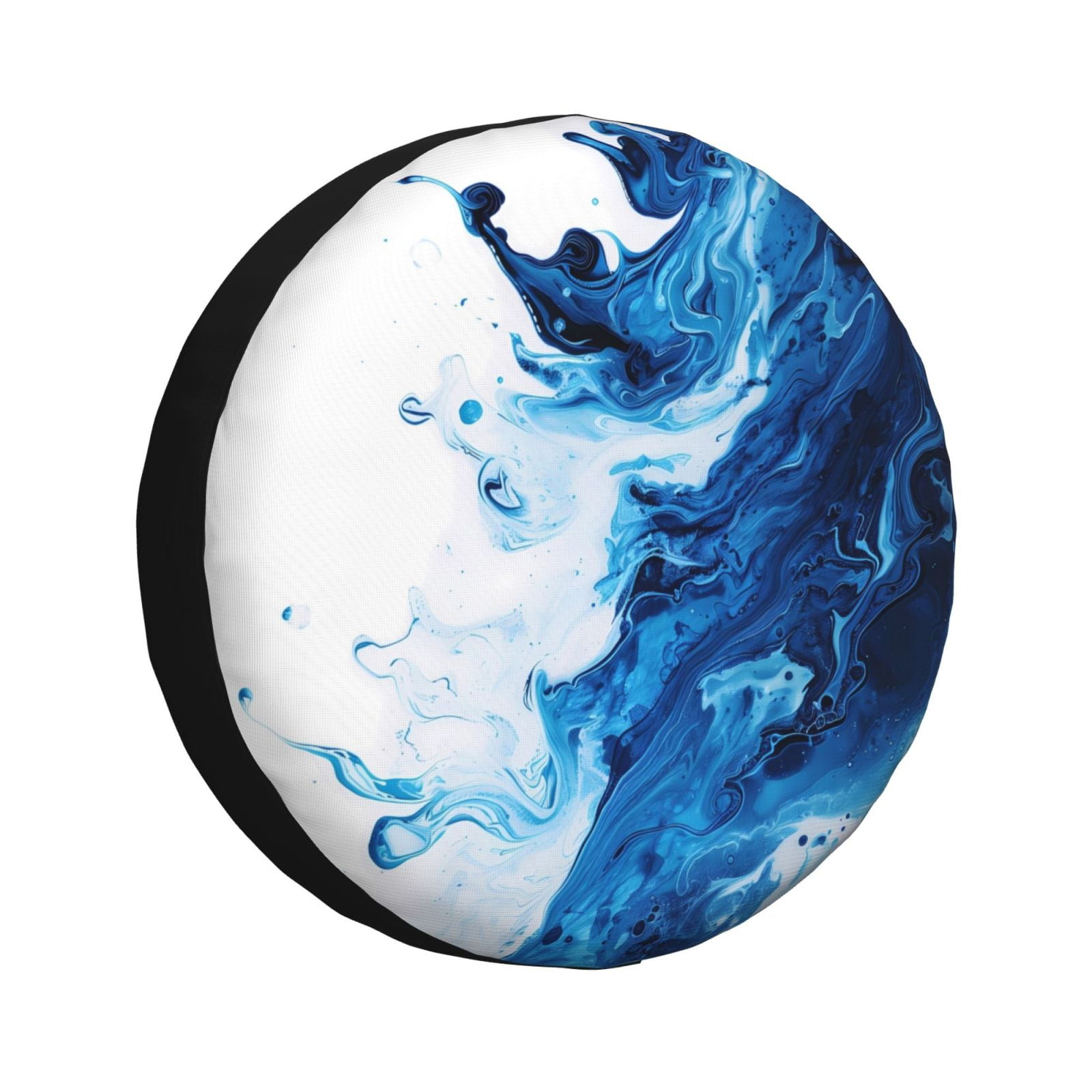 Vsdgher Blue White Fluid Art for Spare Tire Cover, Tire Wheel Protector ...