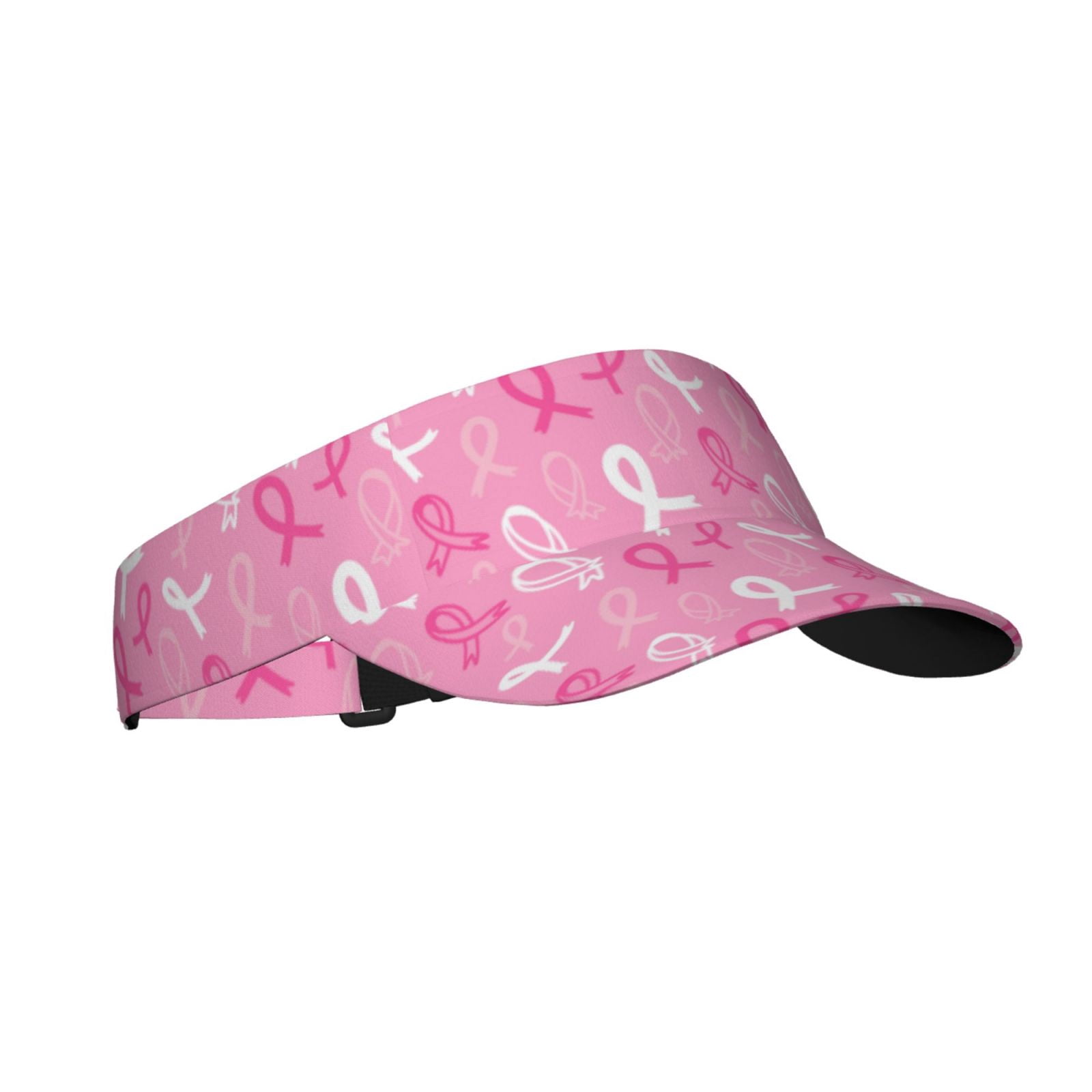 Vsdgher Breast Cancer Awareness (3) Print Adult Sunscreen Visor Cap,1 ...