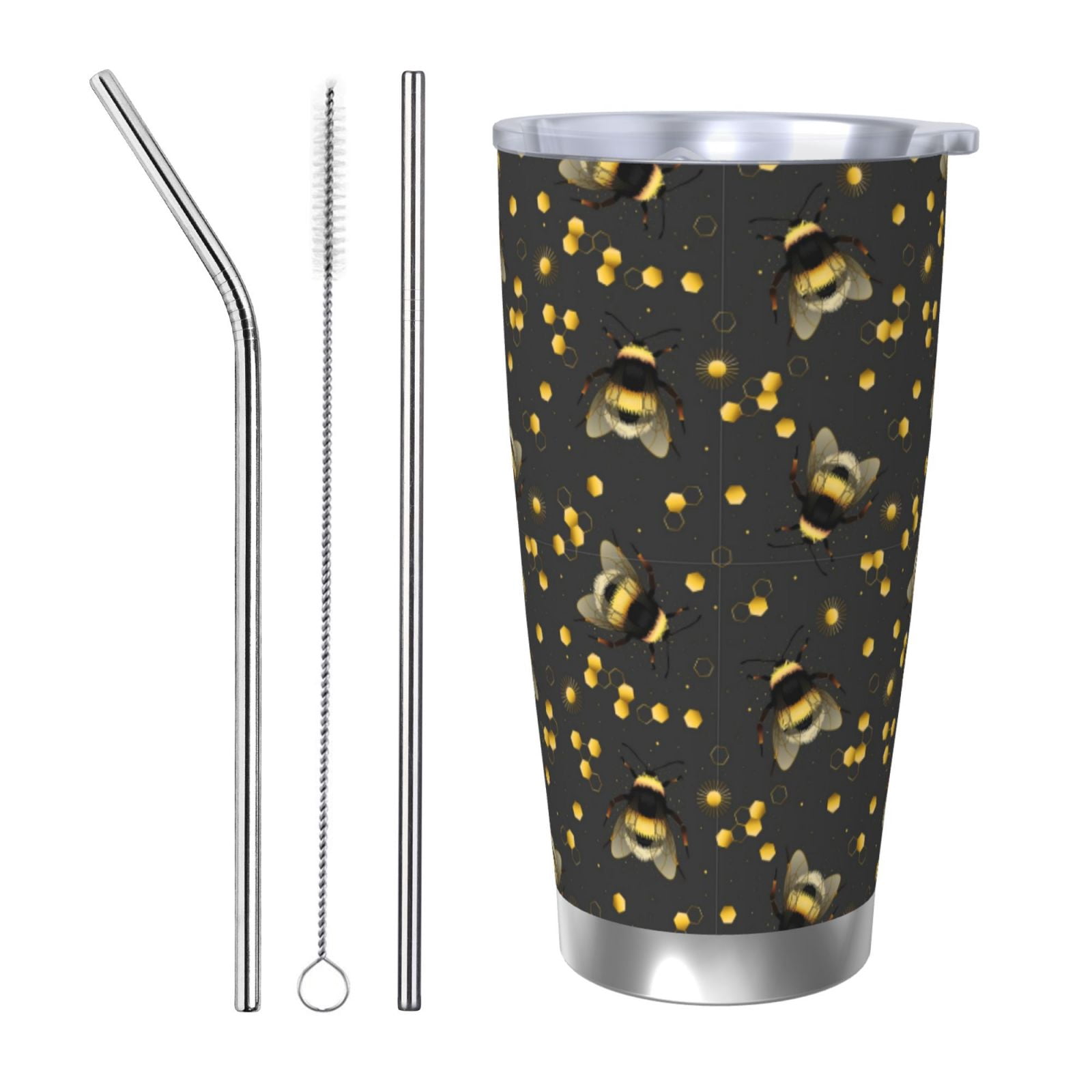 Vsdgher Bumblebee 20 Oz Stainless Steel Vacuum Insulated, Travel Mug ...