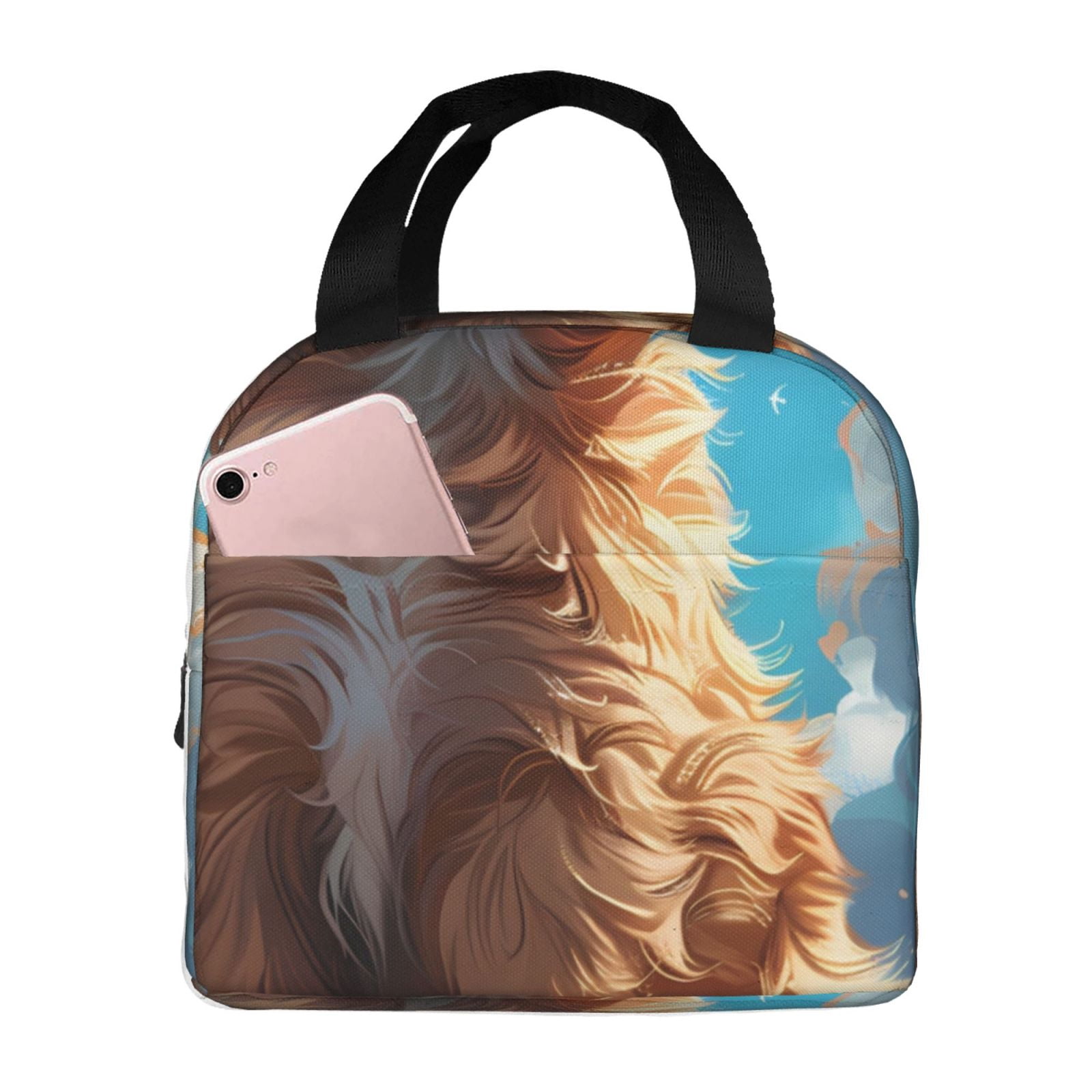 Vsdgher Cartoon Cloud Puppy Lunch Bag, Lunch Box for Women Adult Men ...