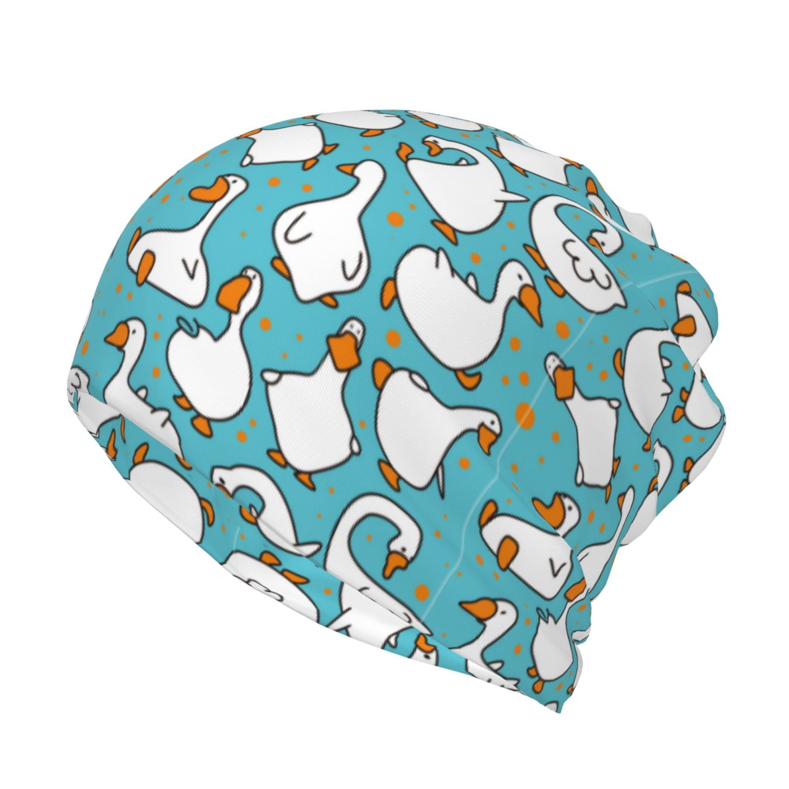 Vsdgher Cartoon Funny Goose Slouchy Beanie Hat for Men/Women, Skull Cap ...