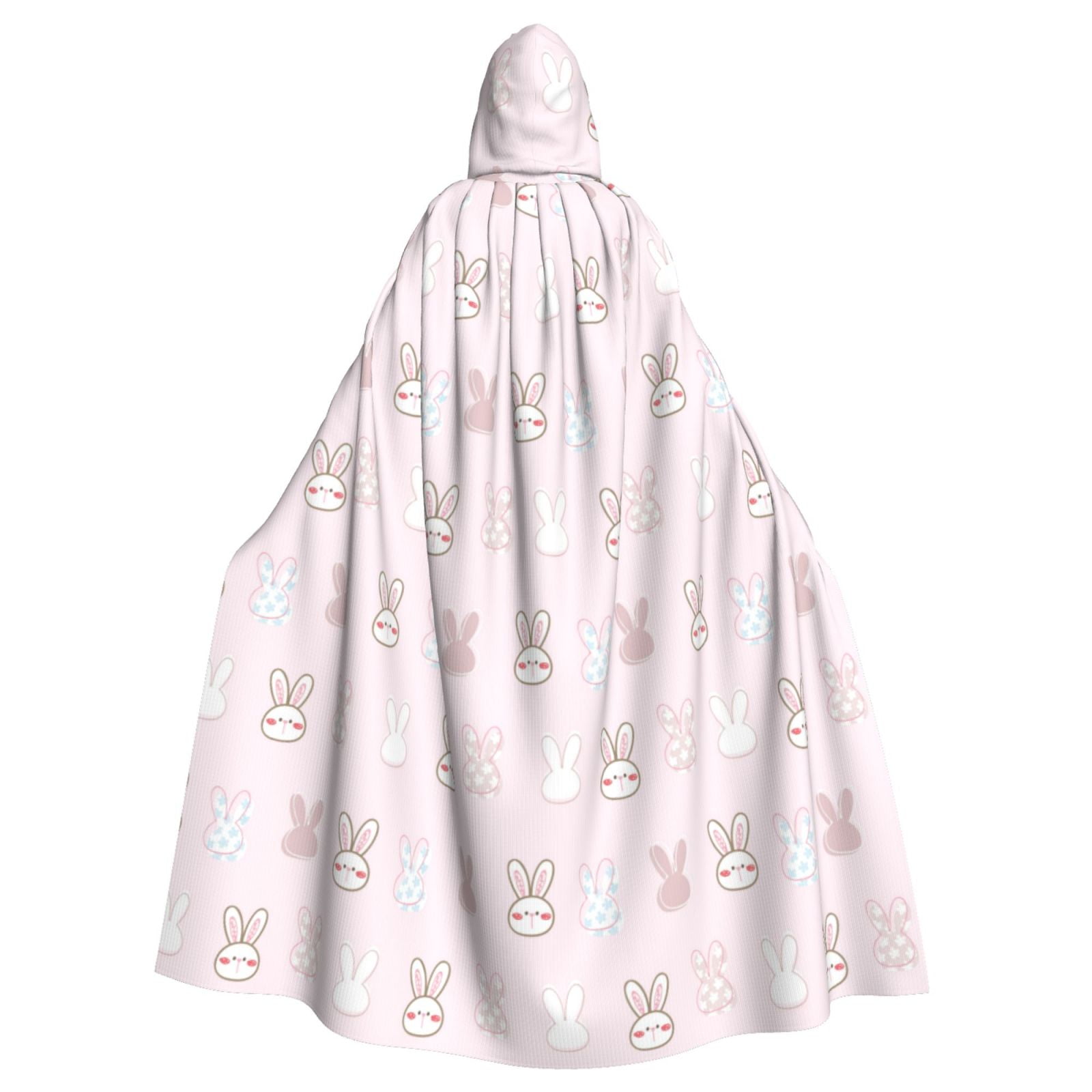 Vsdgher Cartoon Rabbit CloakUnisex Full Length Hooded Robe Cloak Long ...