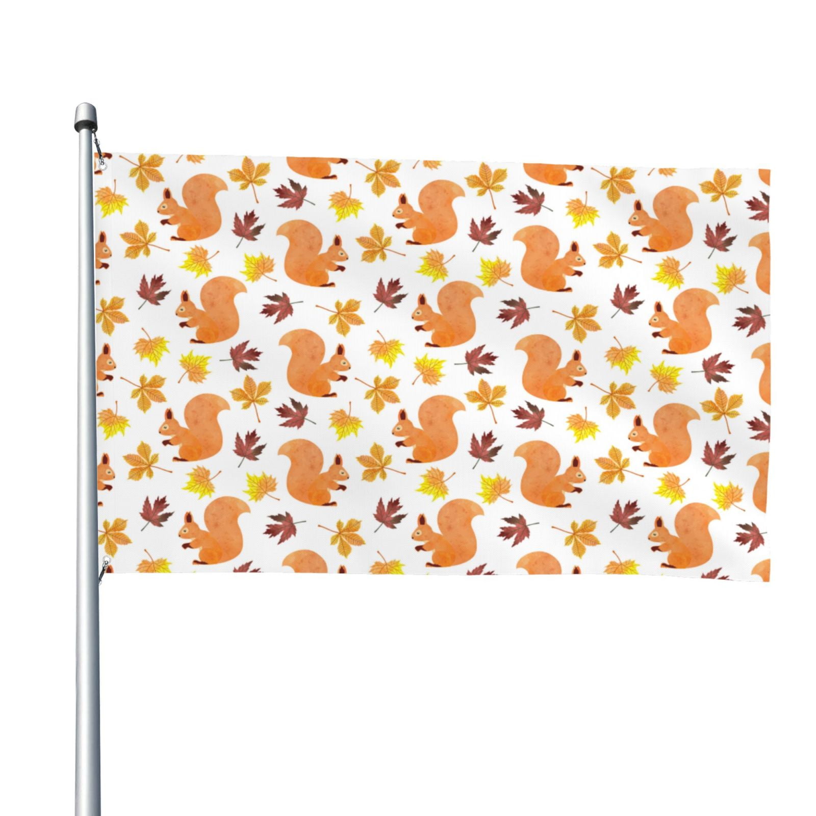 Vsdgher Cartoon Squirrel Print Outdoor Decorative Flag 4x6ft, Suitable ...