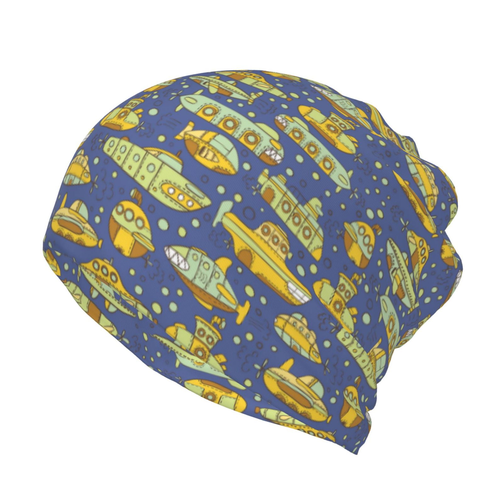 Vsdgher Cartoon Submarines Slouchy Beanie Hat for Men/Women, Skull Cap ...