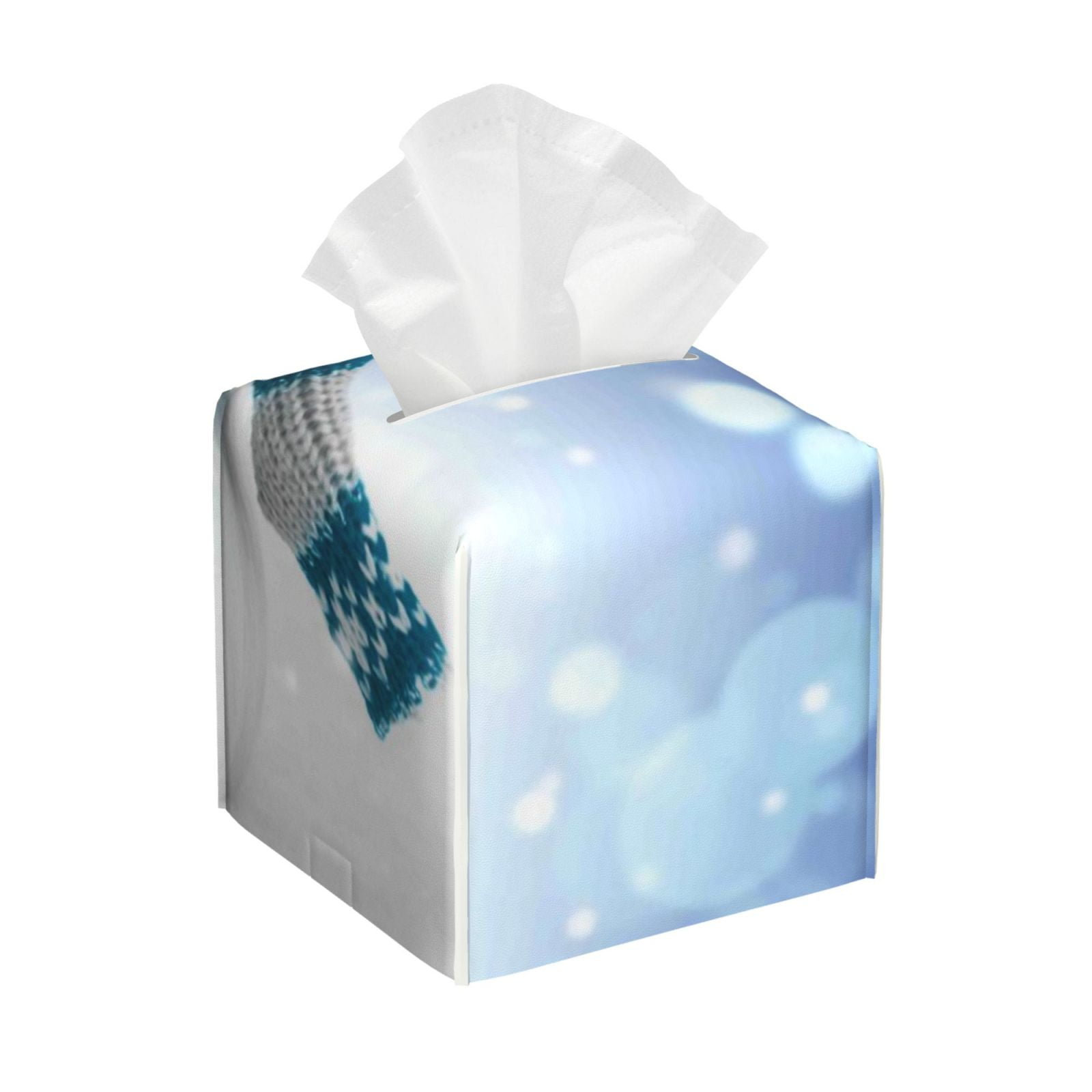 Vsdgher Christmas Snowman In The Snow Pattern Tissue Box Cover Holder ...