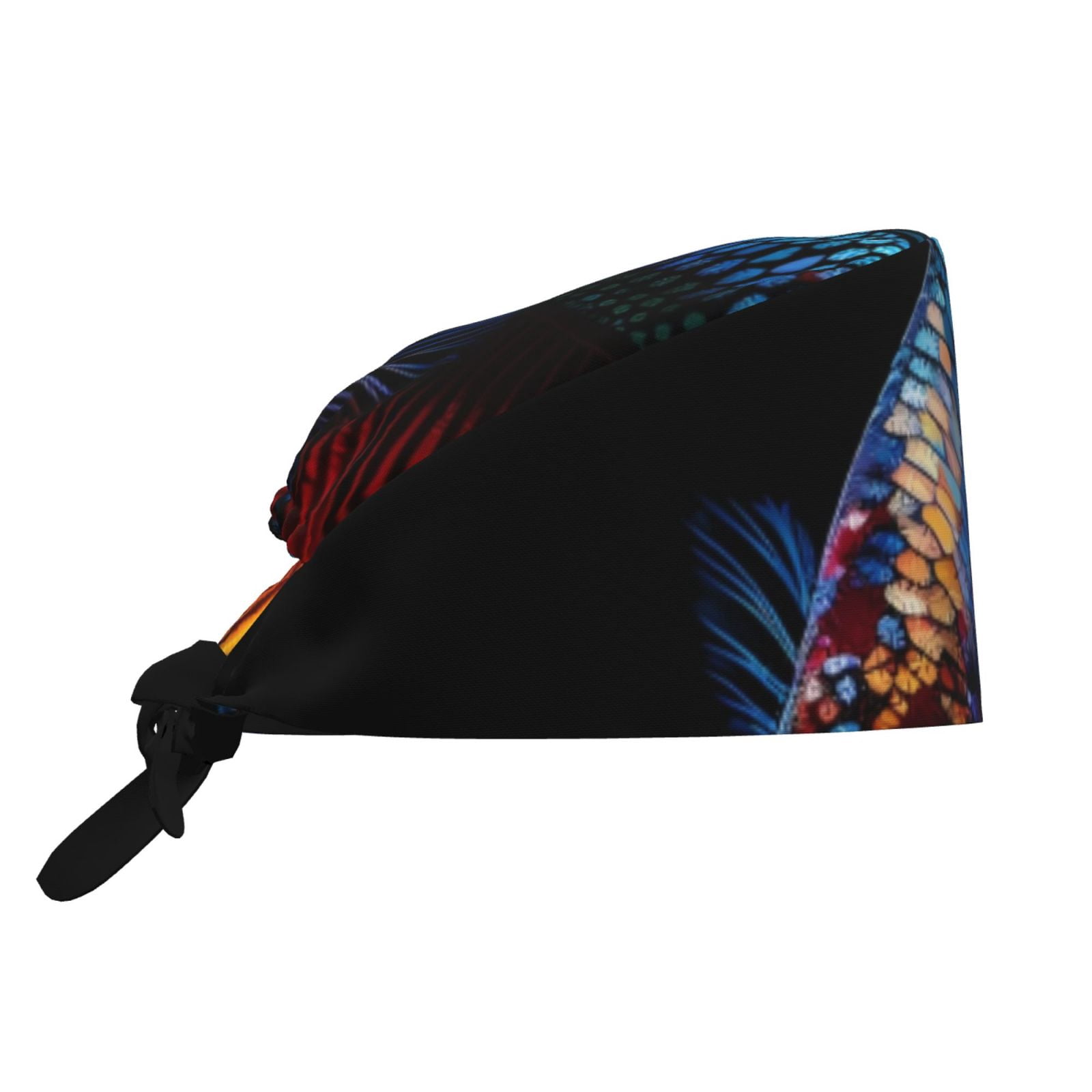 Vsdgher Colorful Betta Fish Men Women Adjustable Cap Working Hat Tie ...