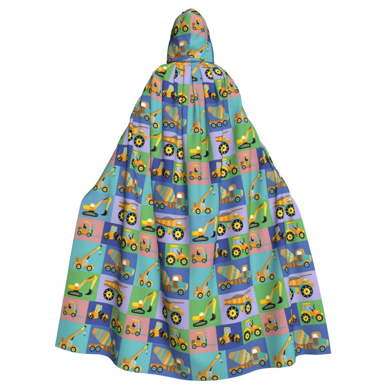 Vsdgher Construction Machinery CloakUnisex Full Length Hooded Robe ...