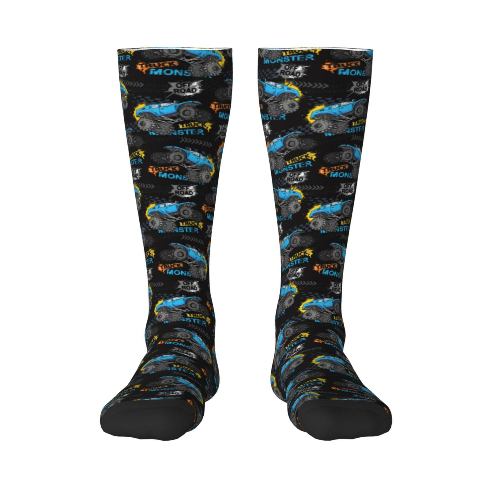 Vsdgher Cool Off-Road Vehicle Print Thigh High Socks Extra Long ...