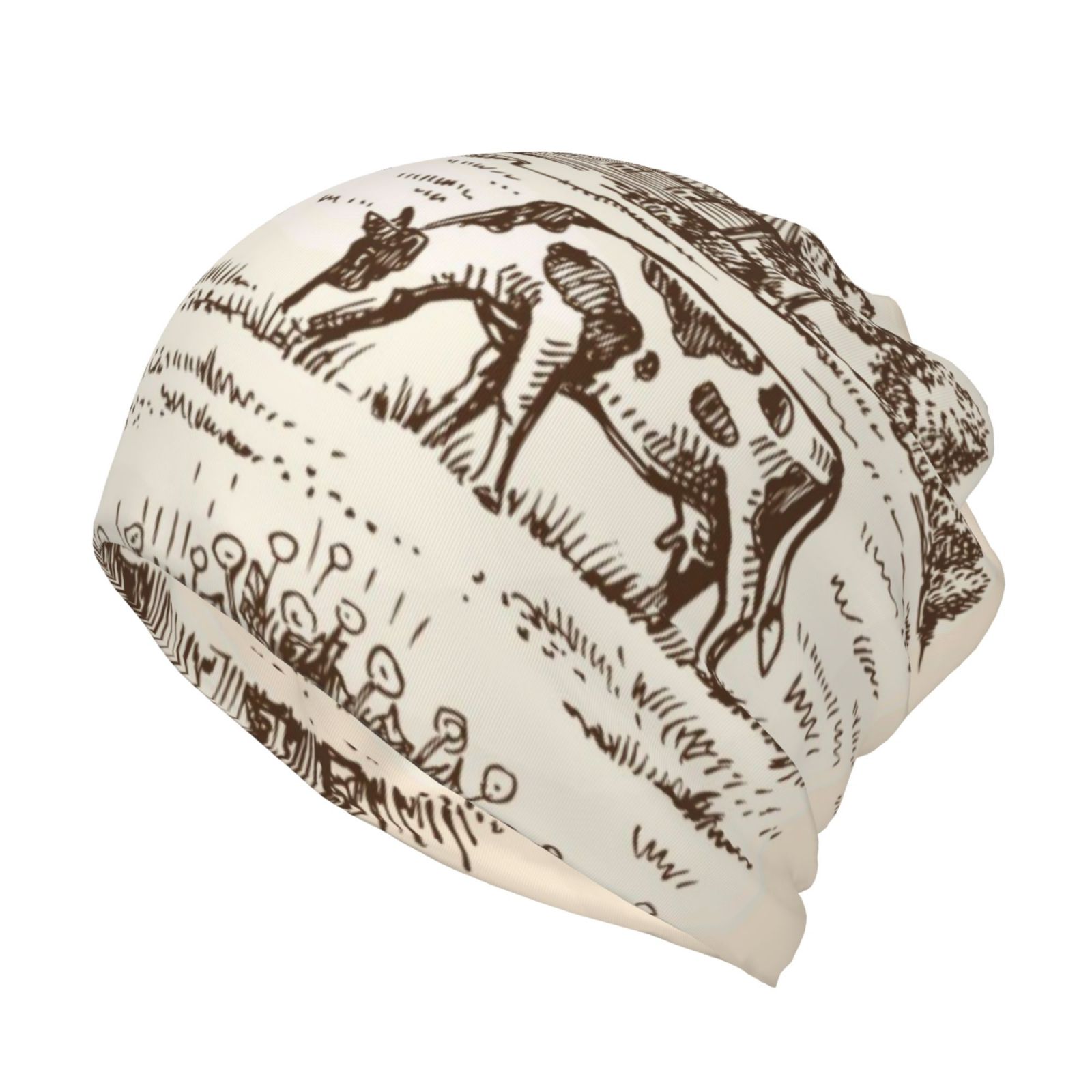 Vsdgher Cows On The Farm Slouchy Beanie Hat for Men/Women, Skull Cap ...