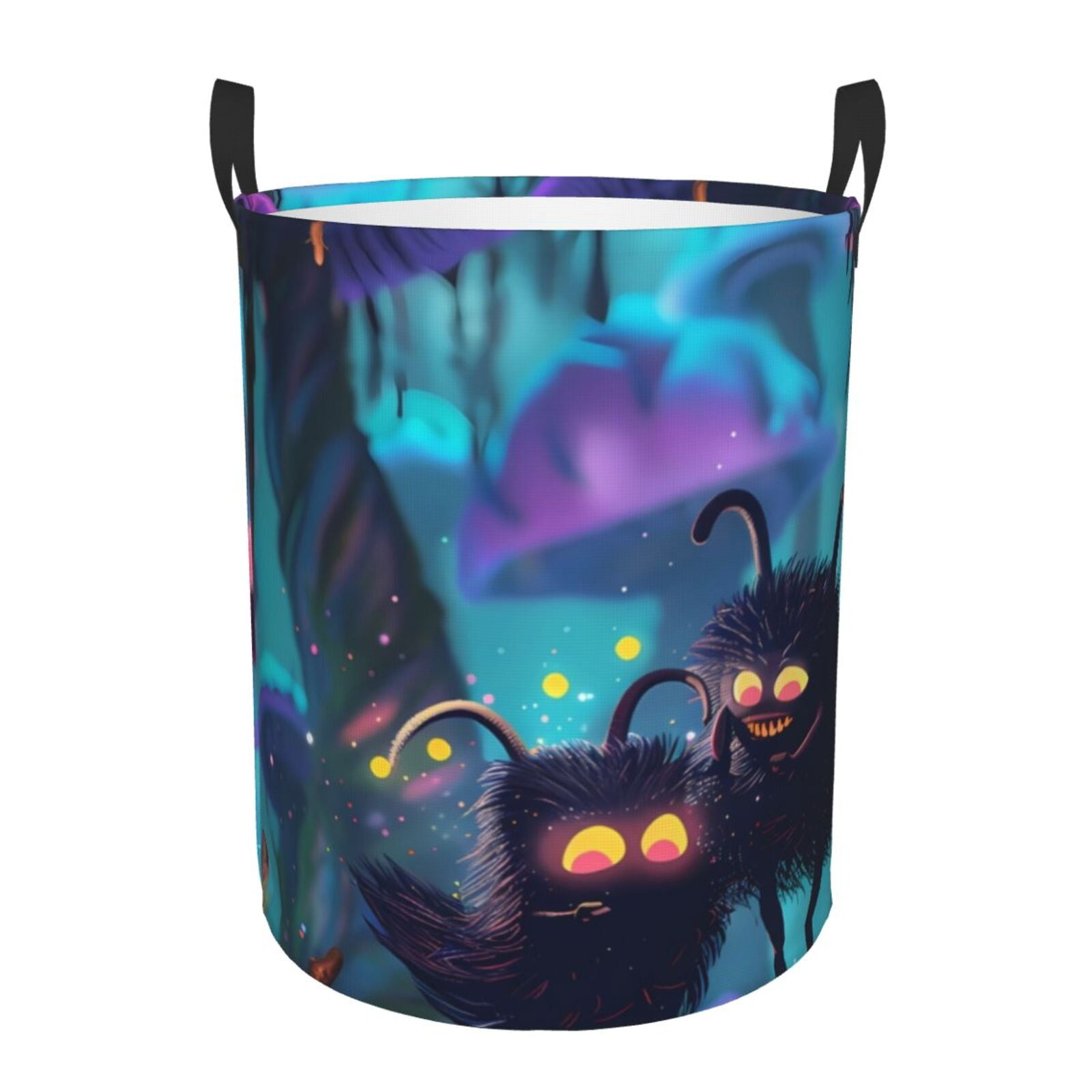 Vsdgher Cute Fuzzy Fantasy Creatures Waterproof Round Large Laundry ...