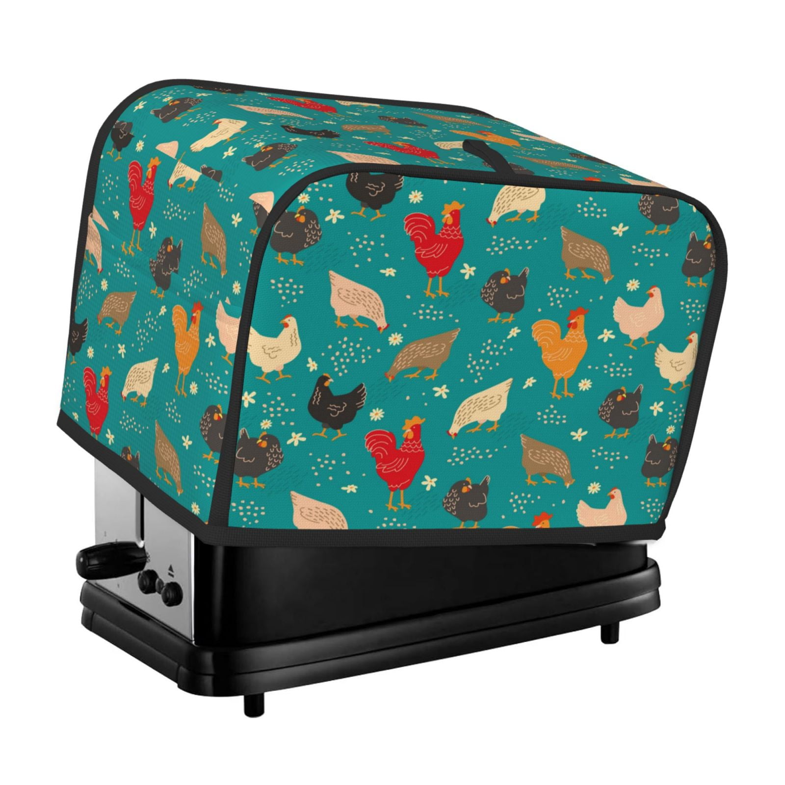 Vsdgher Cute Hens And Rooster 2 Slice Toaster Cover, Appliance Covers ...
