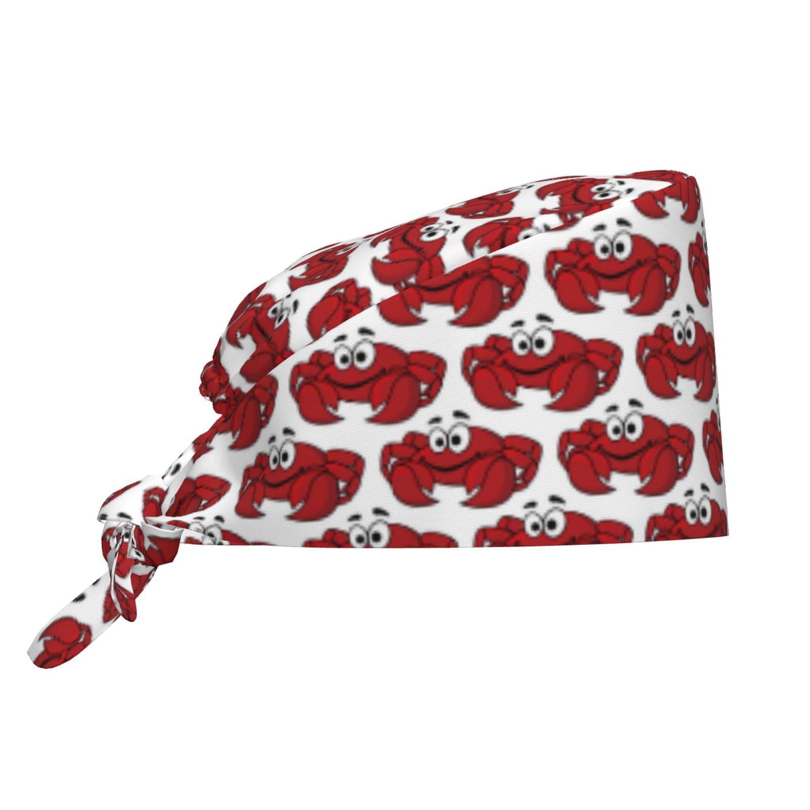 Vsdgher Cute Red Crab Men Women Adjustable Cap Working Hat Tie Back Cap ...