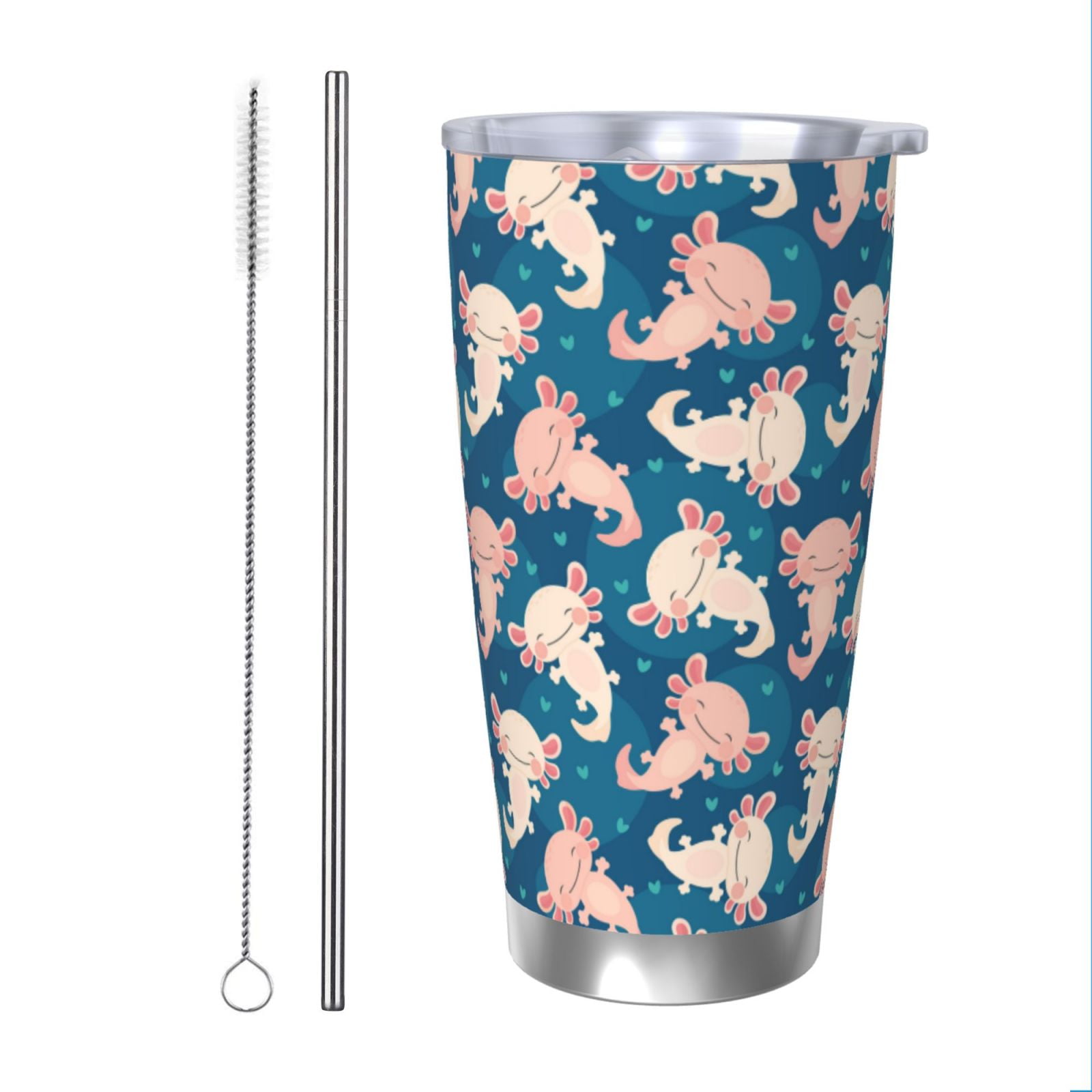 Vsdgher Cute Salamander 20 Oz Stainless Steel Vacuum Insulated, Travel ...