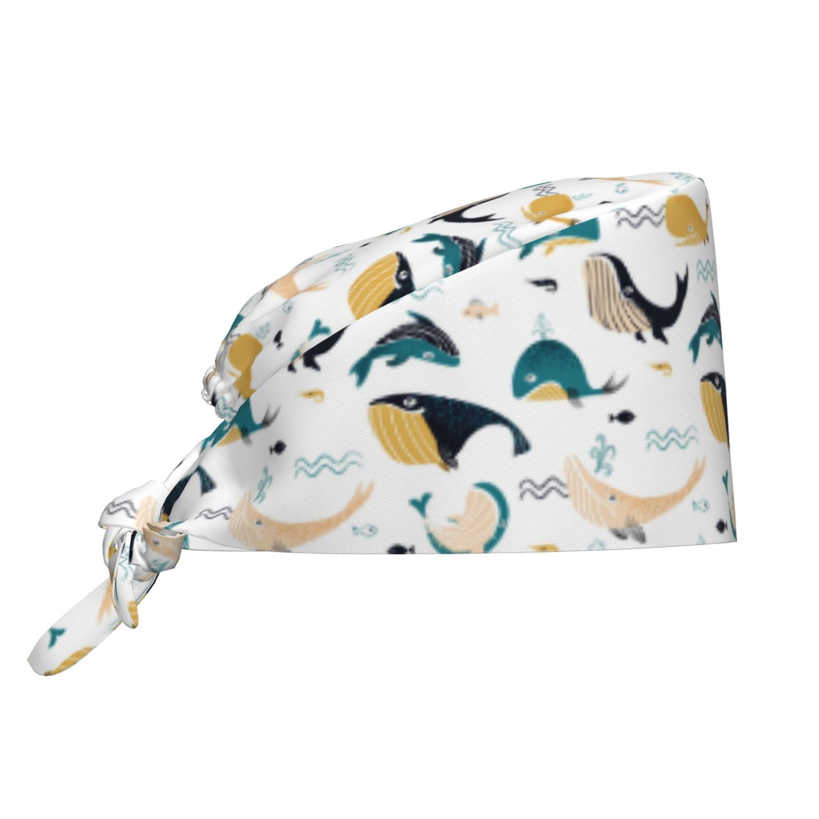 Vsdgher Cute Whale Men Women Adjustable Cap Working Hat Tie Back Cap ...