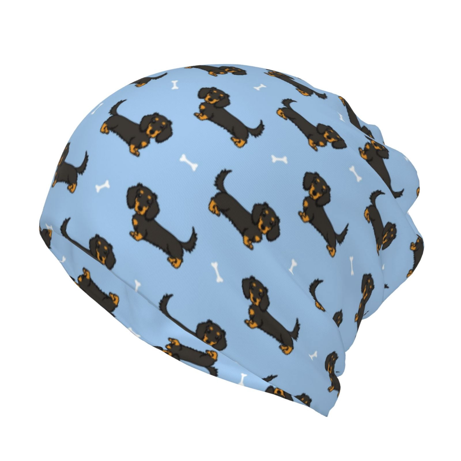 Vsdgher Dachshund Dog Slouchy Beanie Hat for Men/Women, Skull Cap Chemo ...
