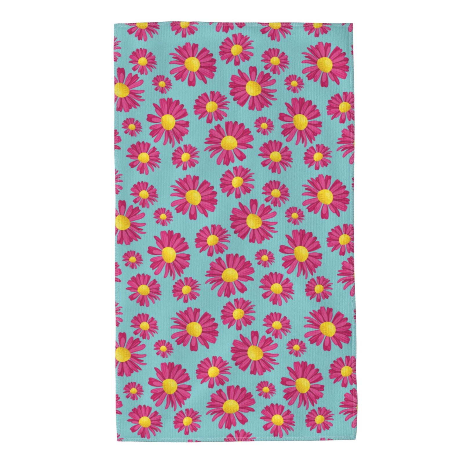 Vsdgher Daisies Flowers 1 Pack Premium Hand Towels Set, (16 x 27.5 ...