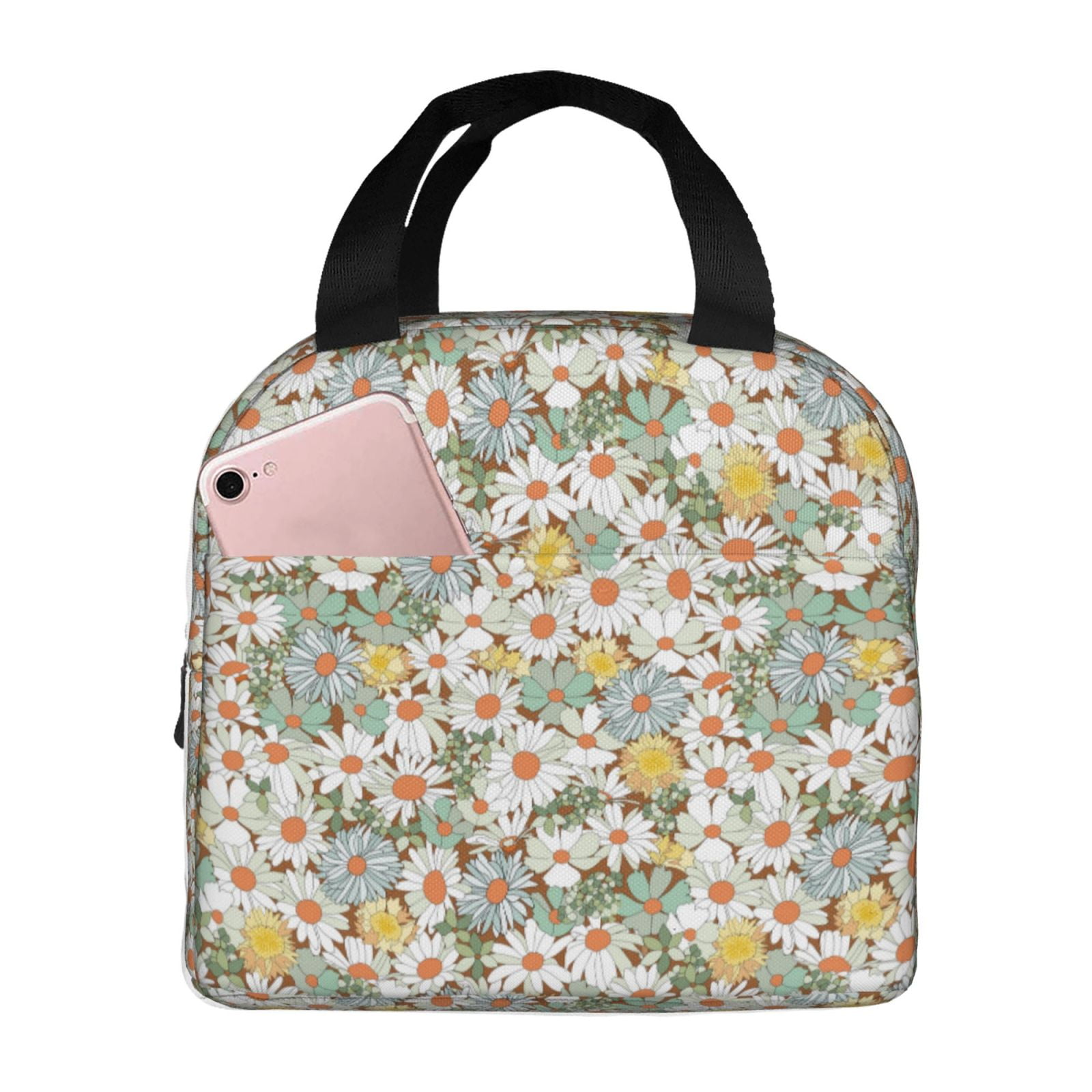 Vsdgher Daisy Lunch Bag, Lunch Box for Women Adult Men, Lunch Tote ...