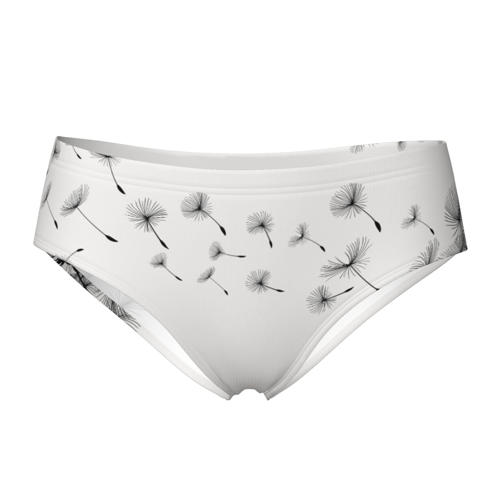 Vsdgher Dandelion Blowing In The Wind Pattern Women's Underwear Low ...