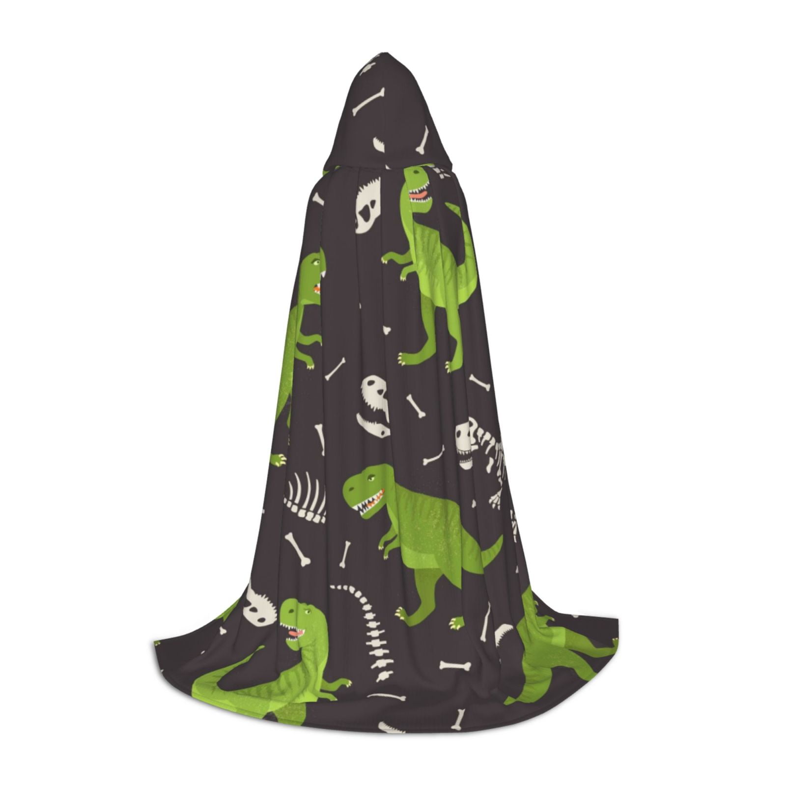 Vsdgher Dinosaur Skeleton Hooded Cloak, Teenagers Halloween Hoodies ...