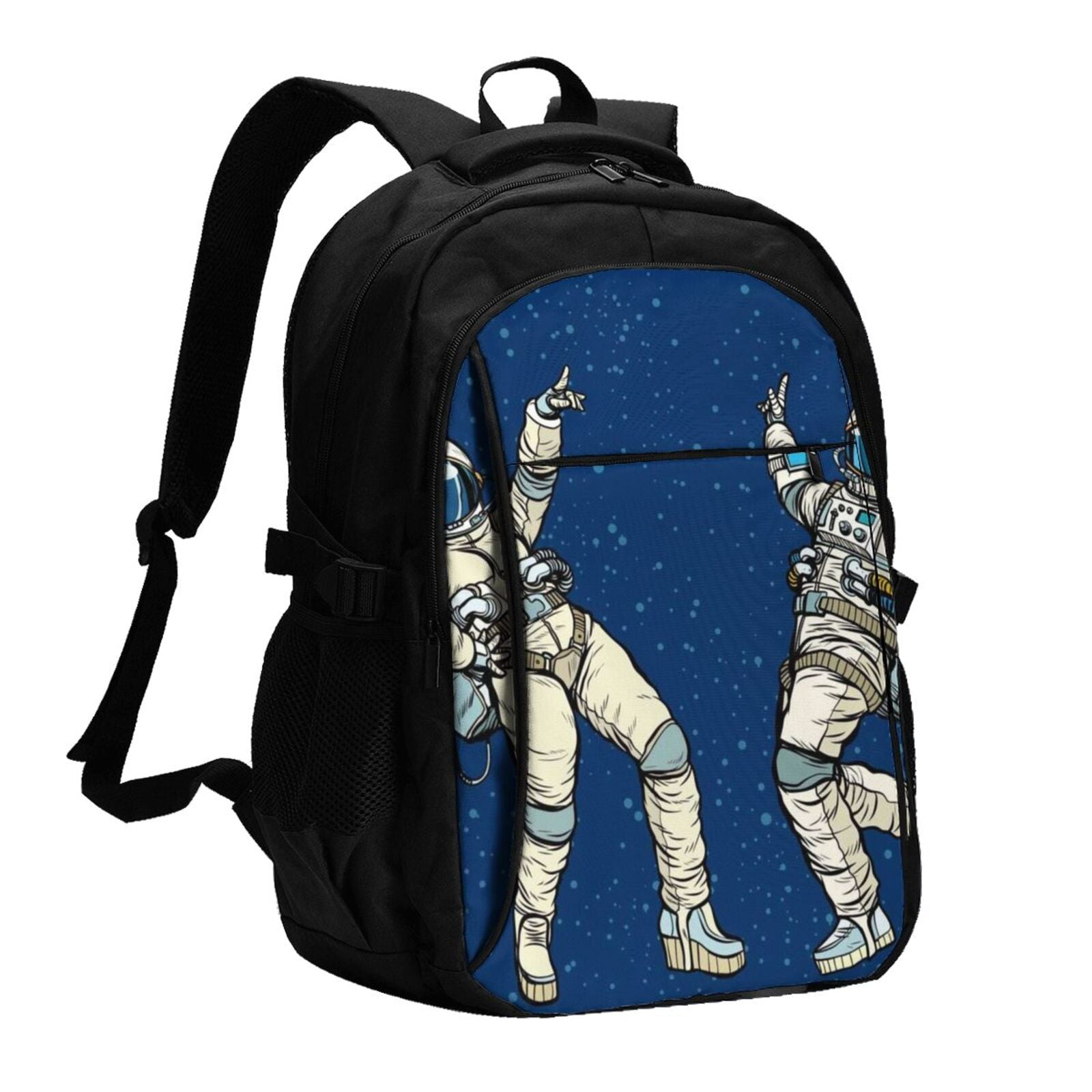 Vsdgher Disco party Astronaut Dancing Print Travel Laptop Backpack ...