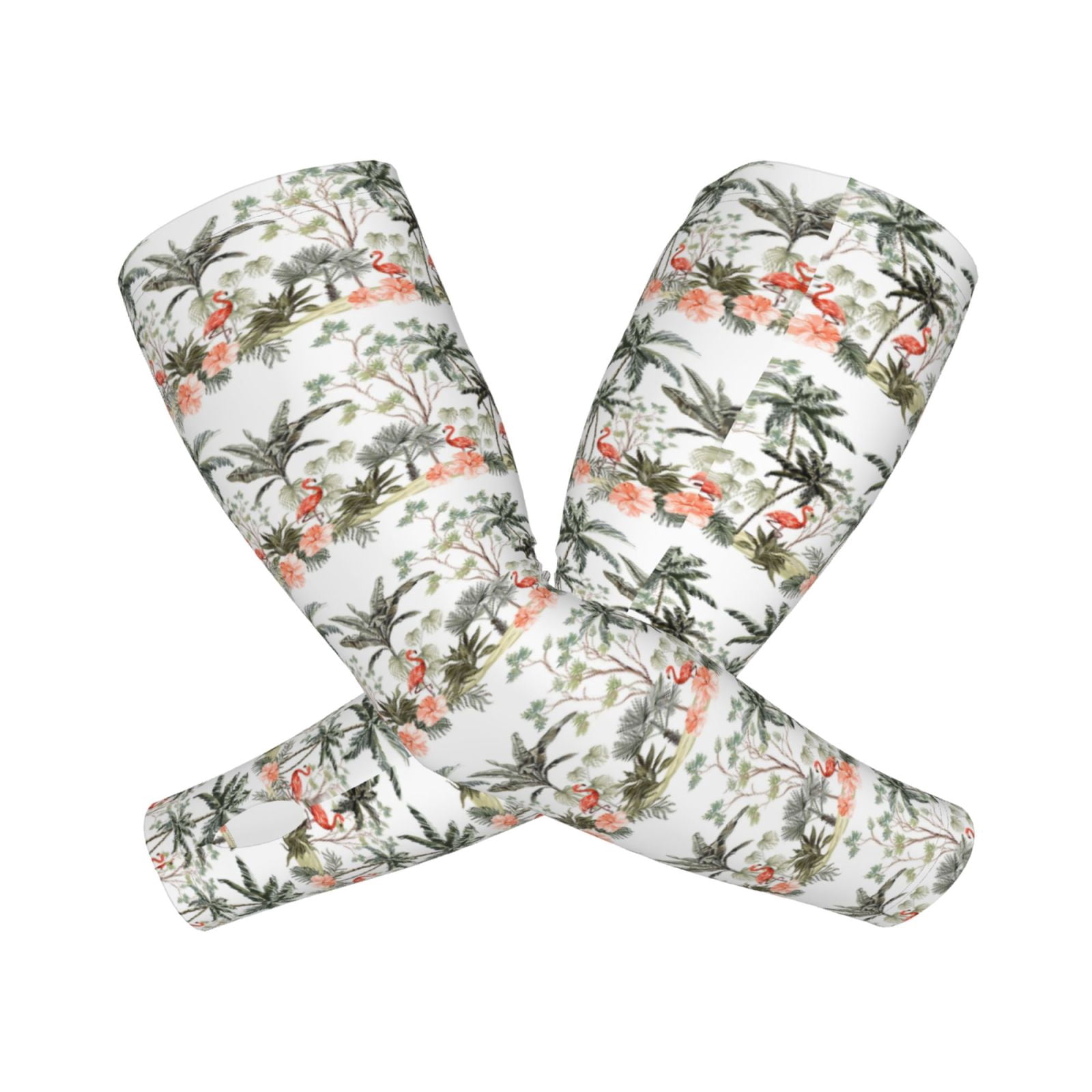 Vsdgher Flamingo Palm Trees Pattern Cooling Arm Sleeves for Men & Women ...
