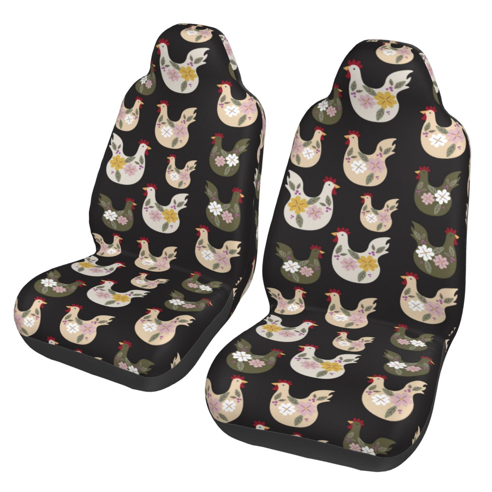Vsdgher Flowe Rooster Automotive Seat Covers for Cars Trucks and SUVs ...