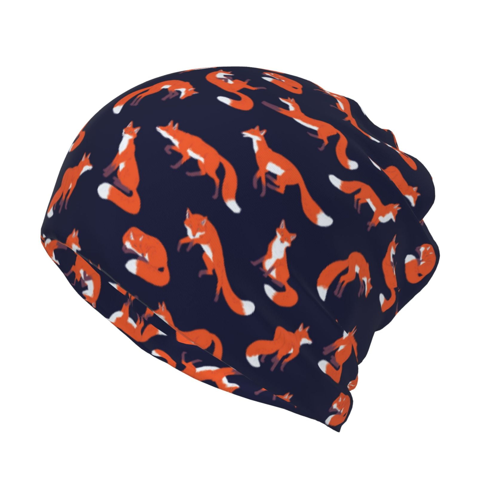 Vsdgher Foxes In Different Poses Slouchy Beanie Hat for Men/Women ...