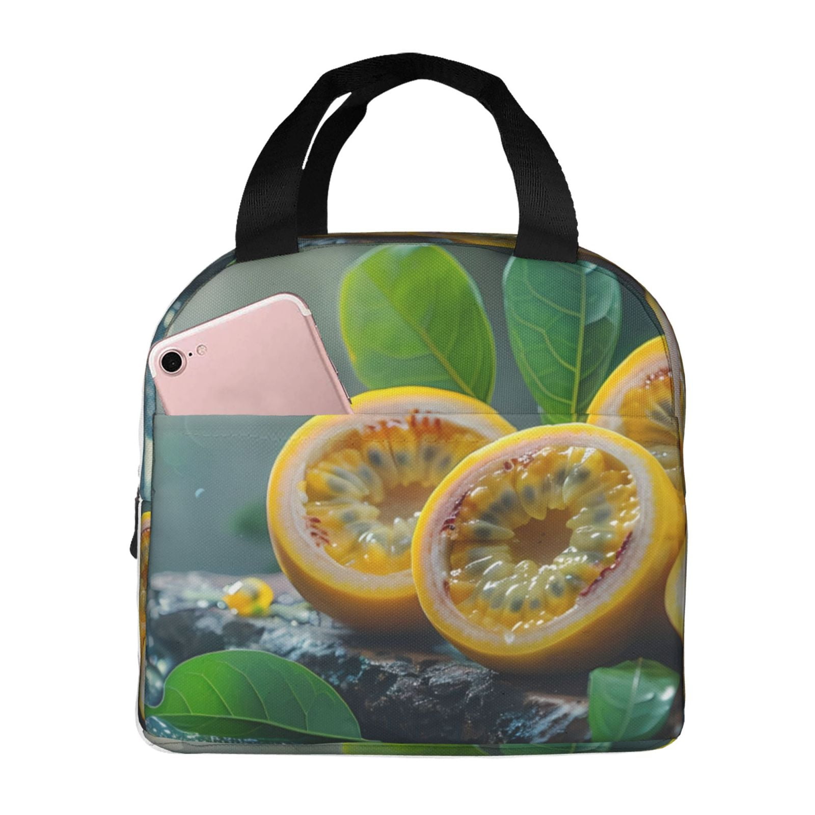 Vsdgher Fresh Passion Fruit Still Life Lunch Bag, Lunch Box for Women Adult Men, Lunch Tote ...