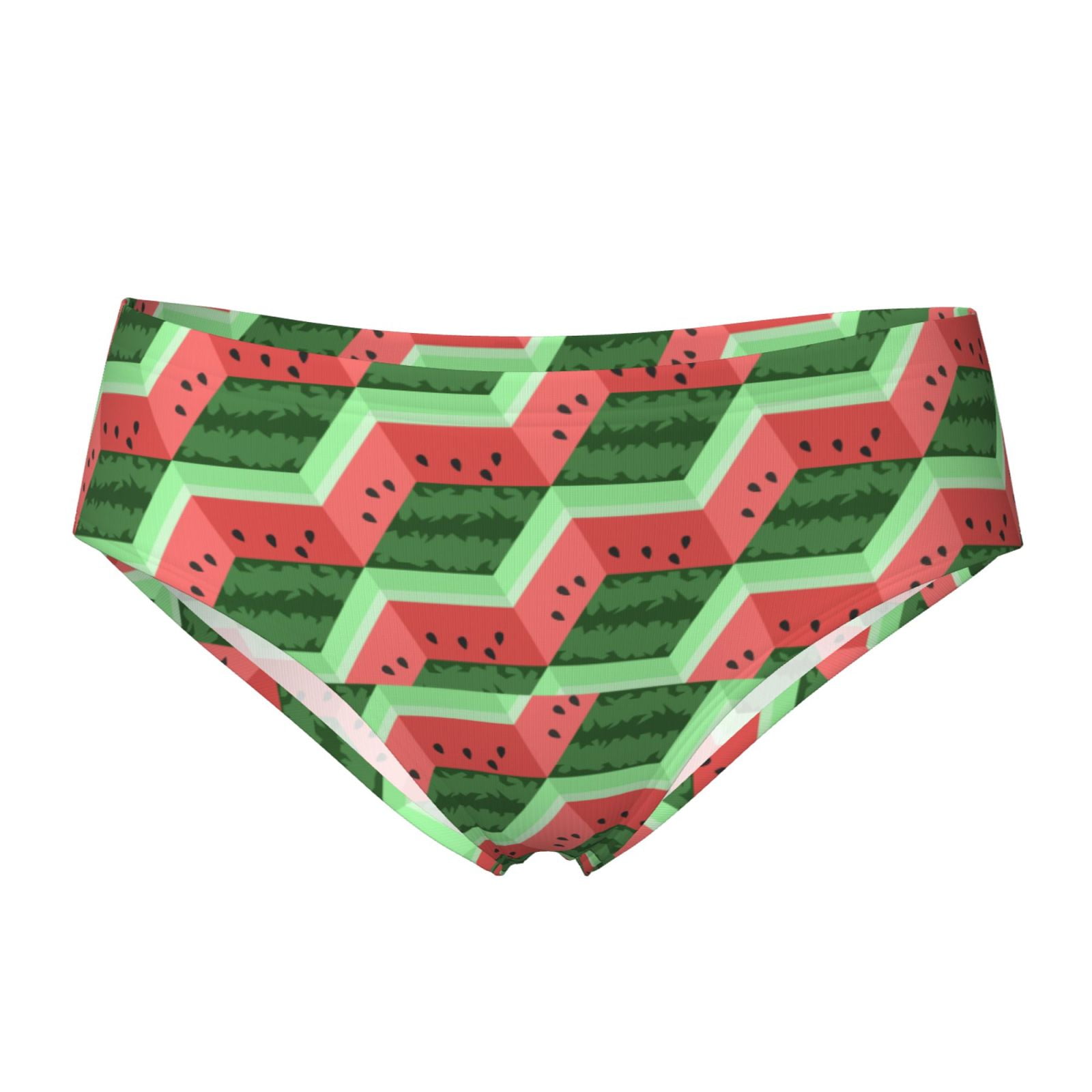 Vsdgher Geometric Watermelon Pattern Women's Underwear Low Waisted Full ...