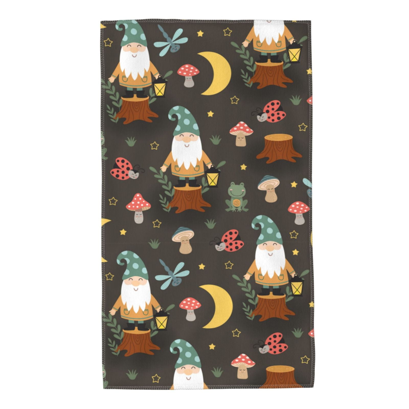 Vsdgher Gnome Insect Frog 1 Pack Premium Hand Towels Set, (16 x 27.5 inches), Ultra Soft and ...