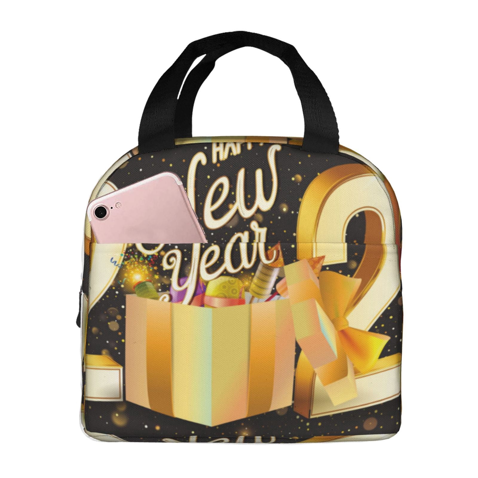 Vsdgher Happy New Year 2025 C Lunch Bag, Lunch Box for Women Adult Men ...