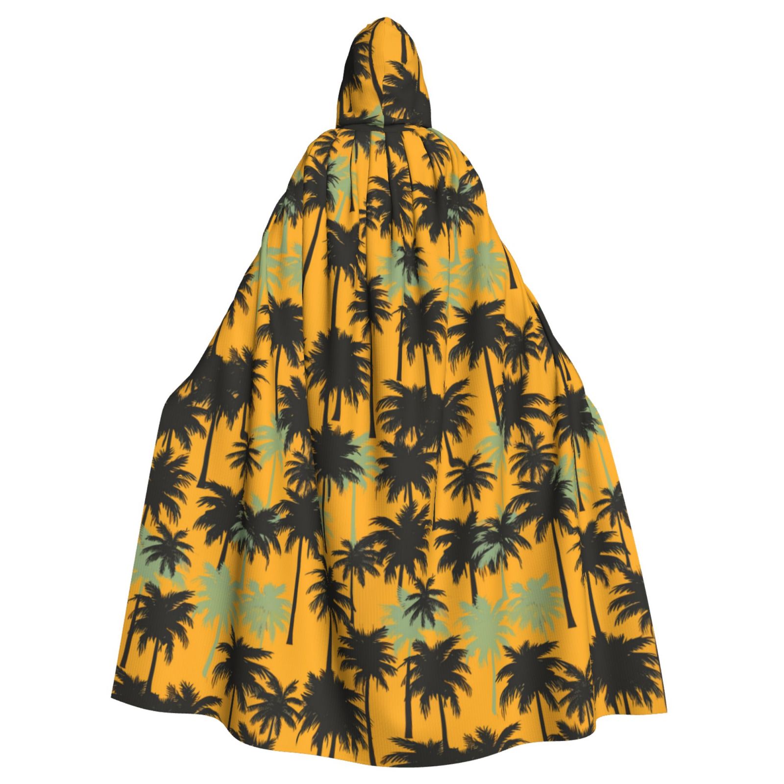 Vsdgher Hawaii Palms CloakUnisex Full Length Hooded Robe Cloak Long ...