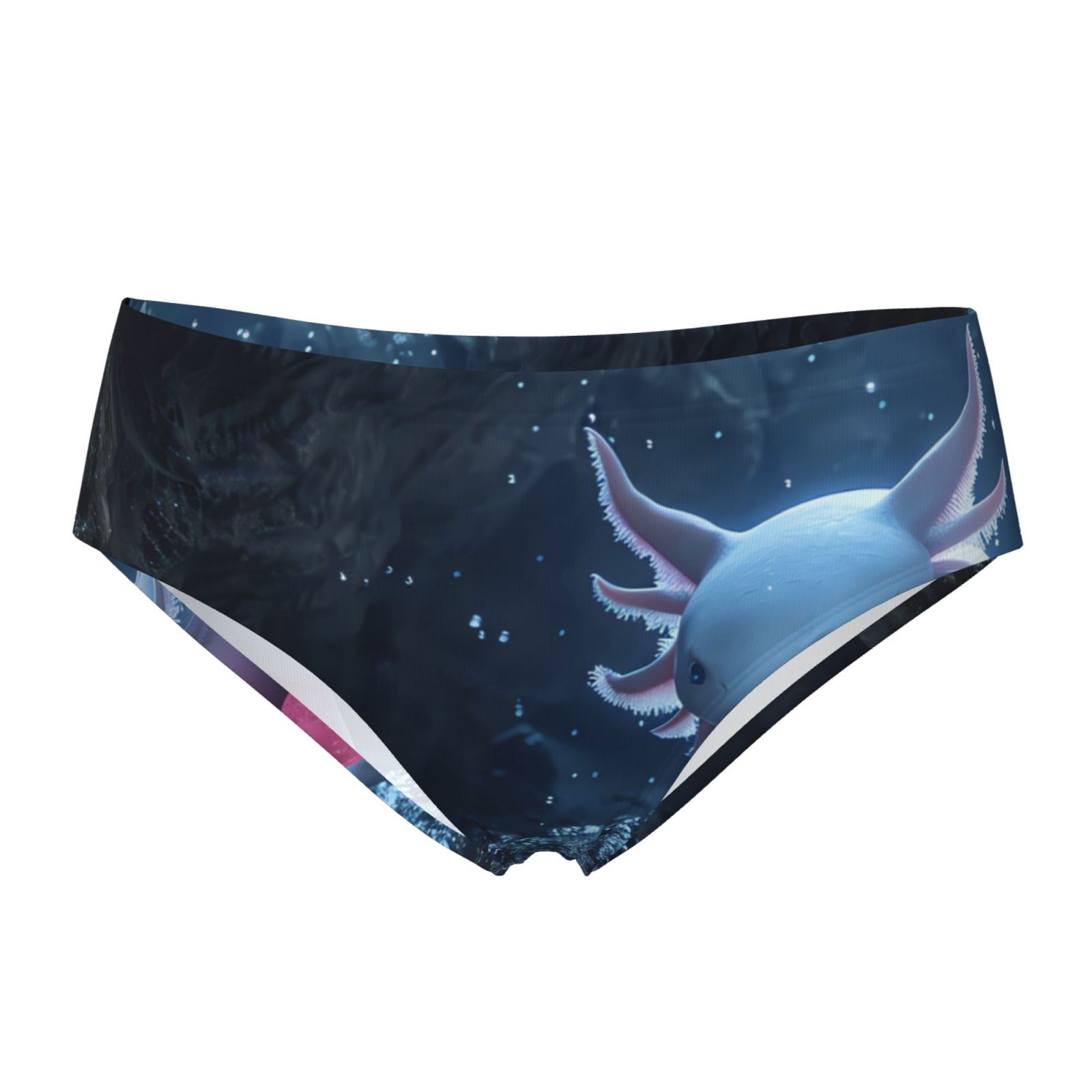 Vsdgher Heart Axolotl Pattern Women's Underwear Low Waisted Full ...