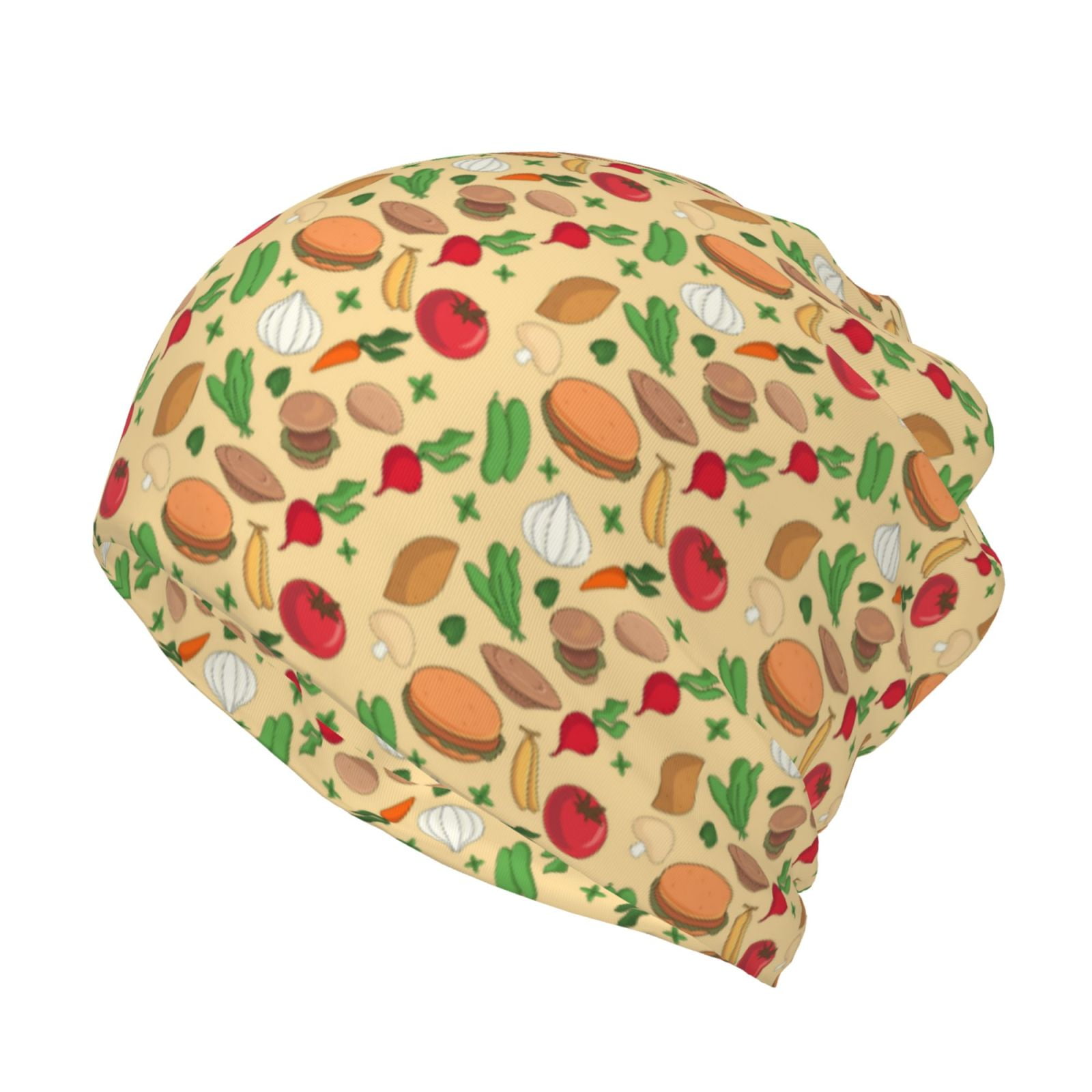 Vsdgher Herb Of Burger Slouchy Beanie Hat for Men/Women, Skull Cap Chemo Cap Night Sleeping Cap ...