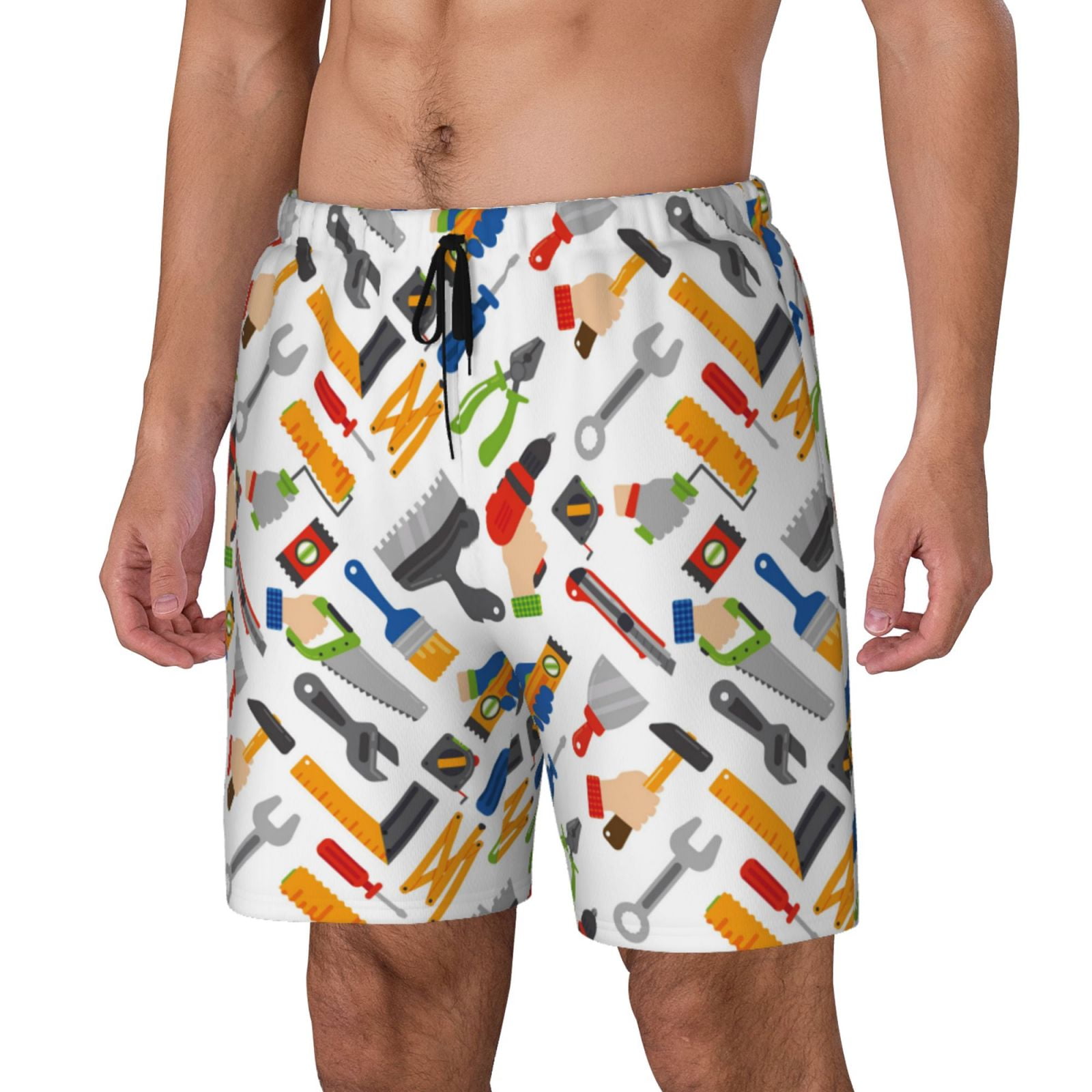 Vsdgher Home construction tools for Mens Swim Trunks with Compression ...