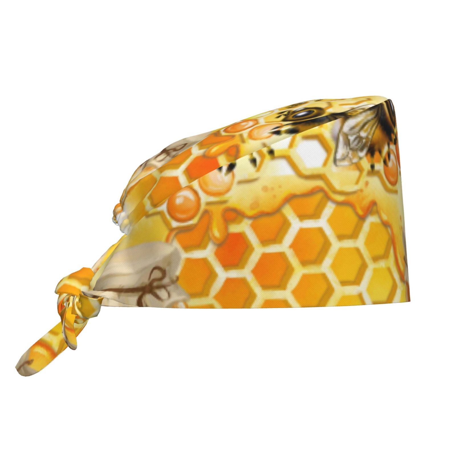 Vsdgher Honey Bee Men Women Adjustable Cap Working Hat Tie Back Cap ...